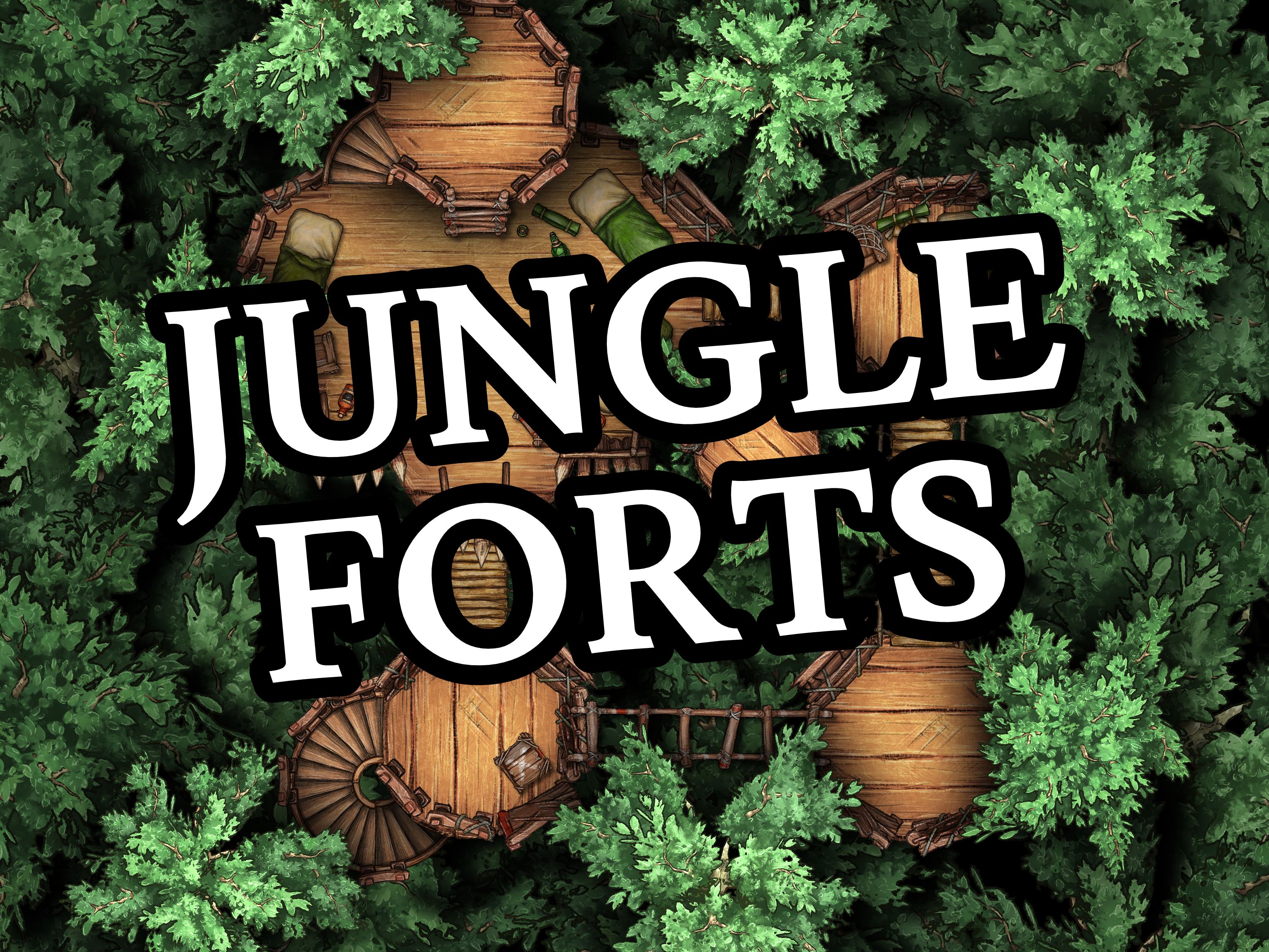 Jungle Forts | Inkarnate - Create Fantasy Maps Online