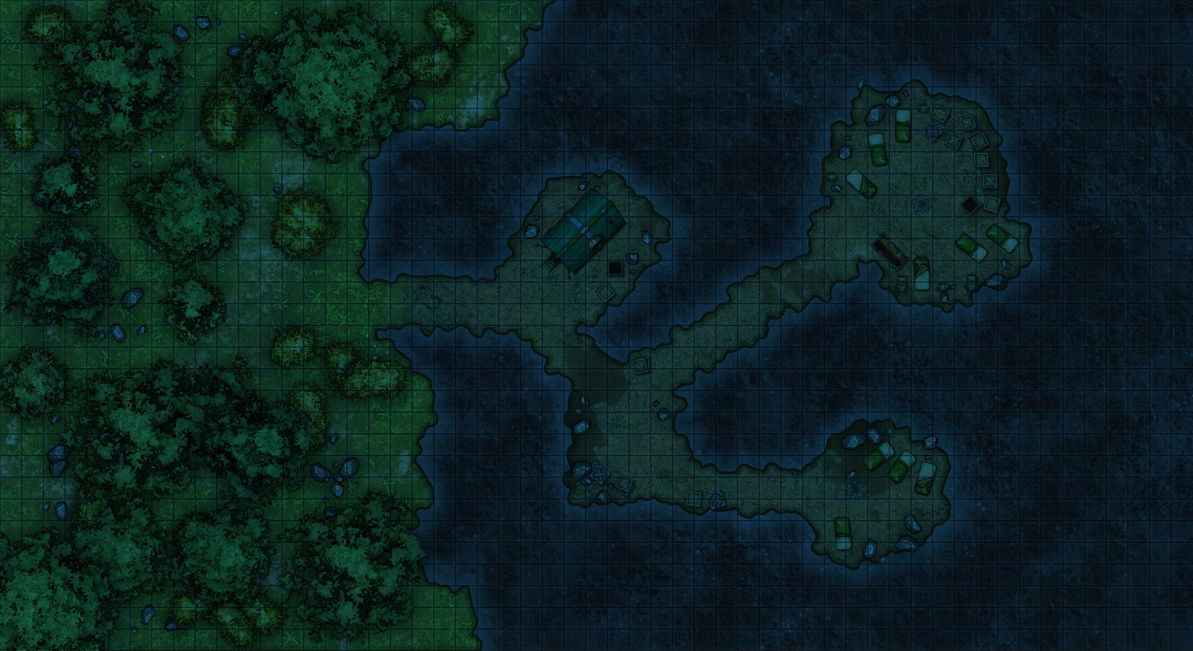 Bandit Lair in Caves with Wagon | Inkarnate - Create Fantasy Maps Online