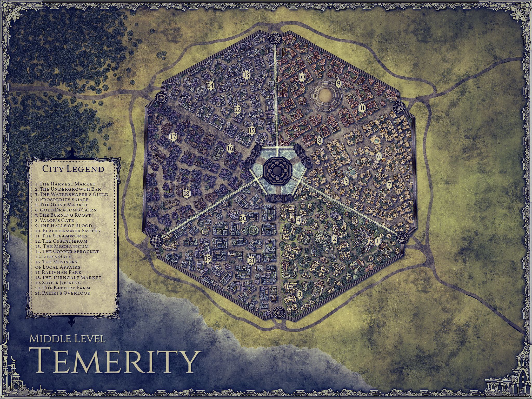 Temerity 2nd Level | Inkarnate - Create Fantasy Maps Online