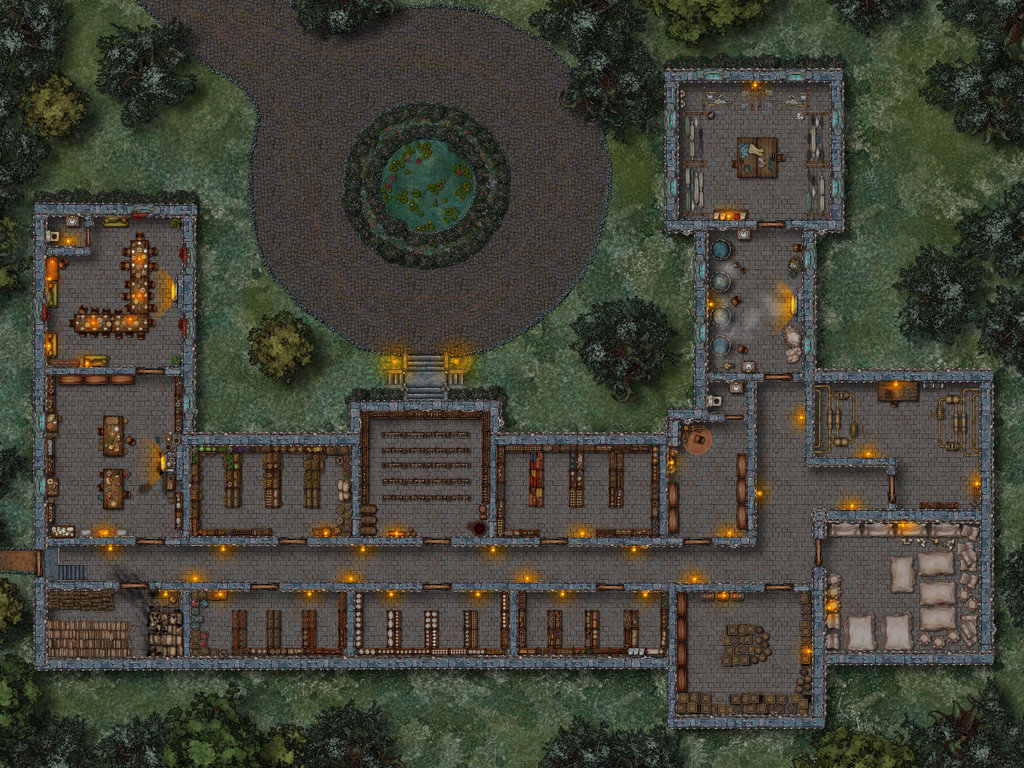 Burning Town | Inkarnate - Create Fantasy Maps Online