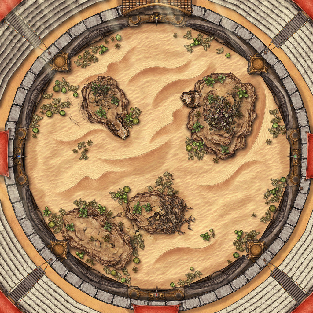 Arena Desert | Inkarnate - Create Fantasy Maps Online