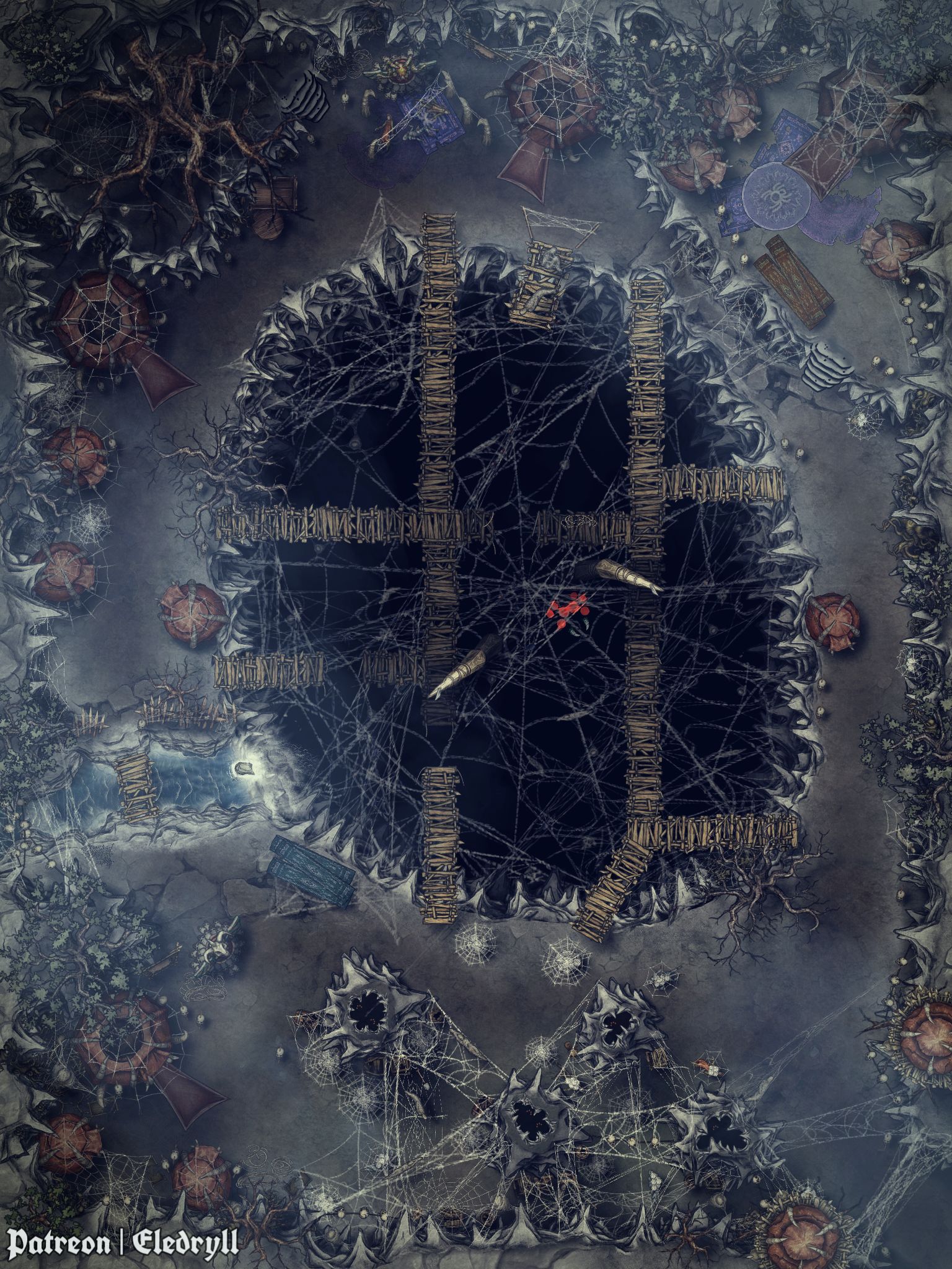 Spider cultists' lair | Inkarnate - Create Fantasy Maps Online