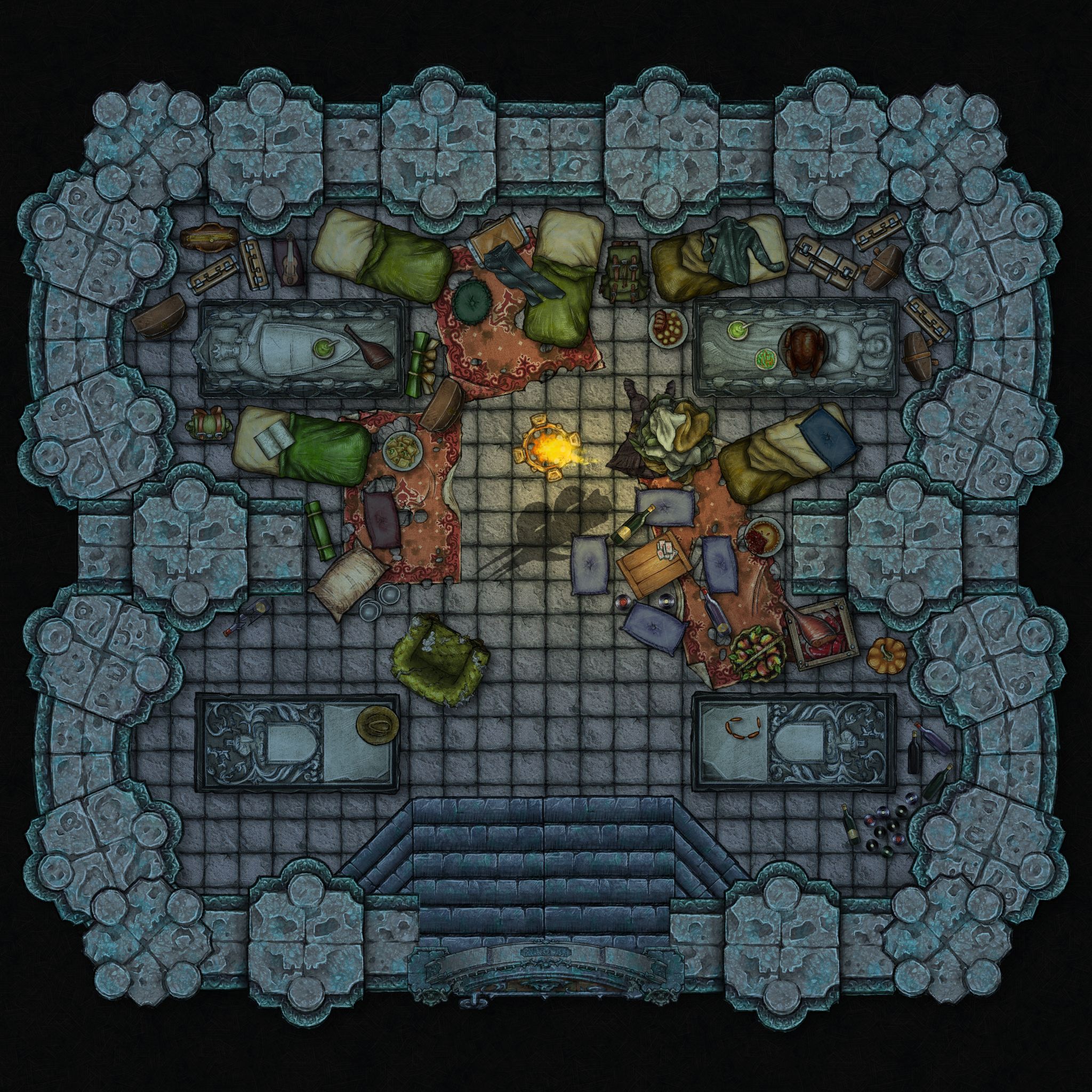 Abandoned Crypt | Inkarnate - Create Fantasy Maps Online