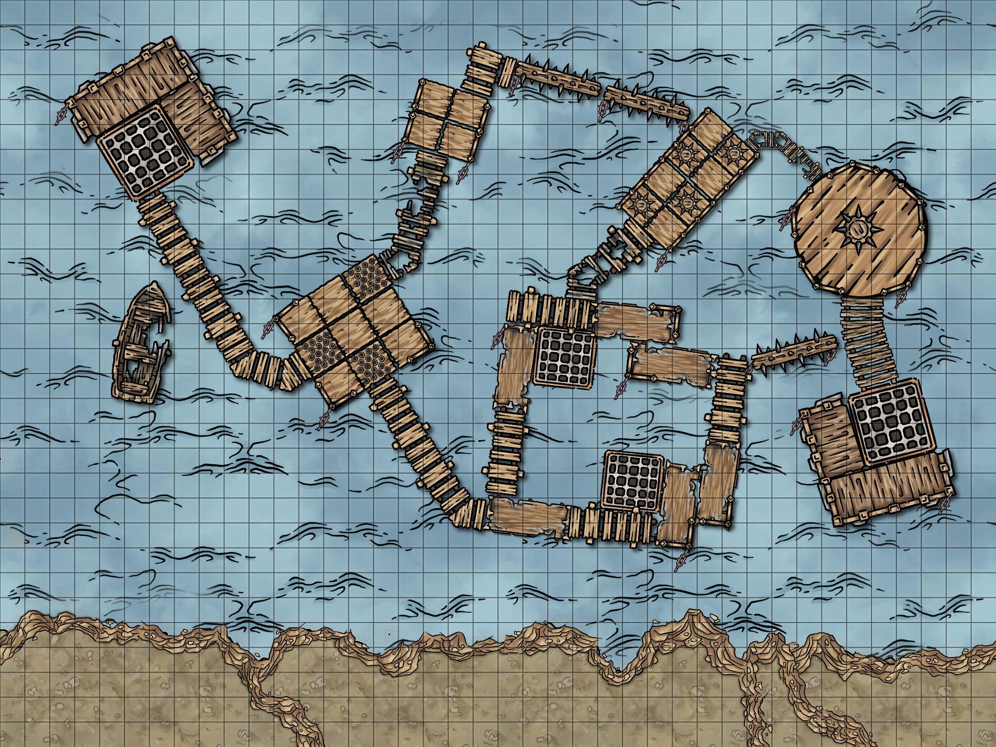 raft arena | Inkarnate - Create Fantasy Maps Online
