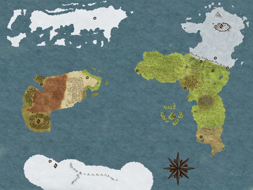Forleriand Parchment | Inkarnate - Create Fantasy Maps Online