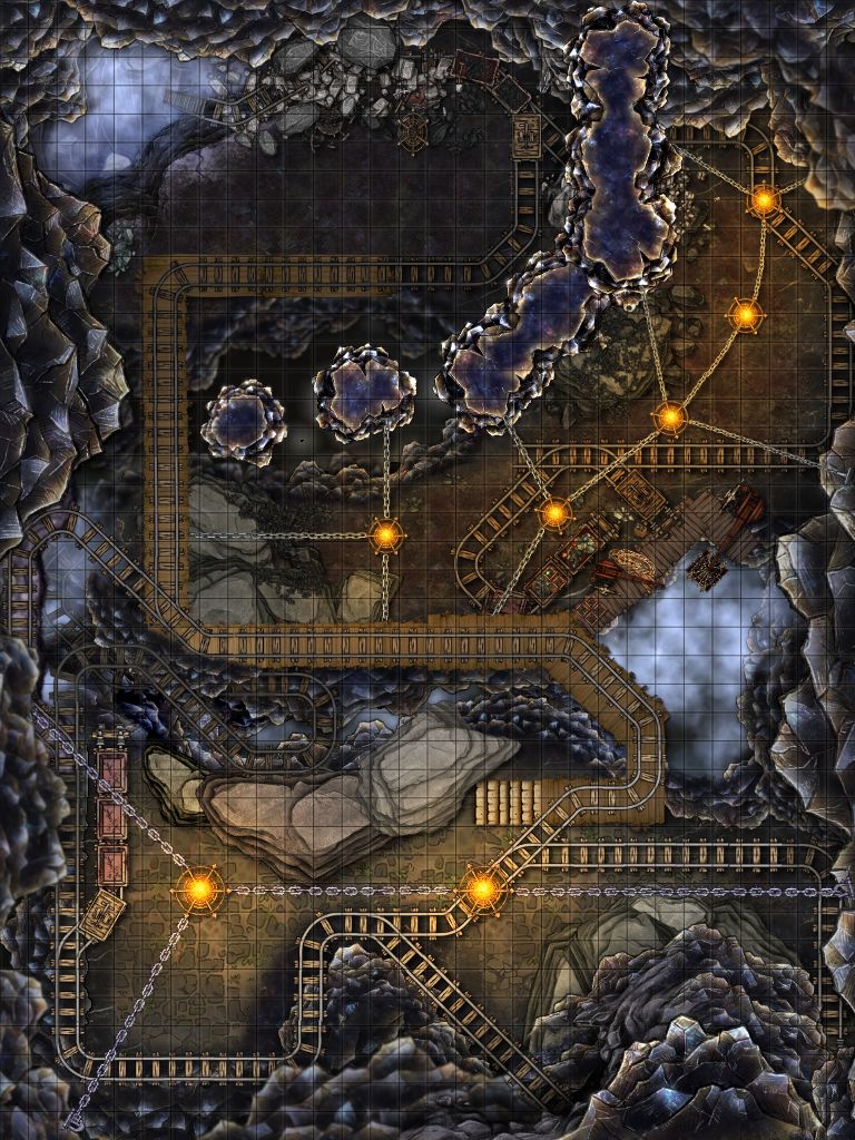 Local Dwarven Mine: Floor 2 & 3 | Inkarnate - Create Fantasy Maps Online