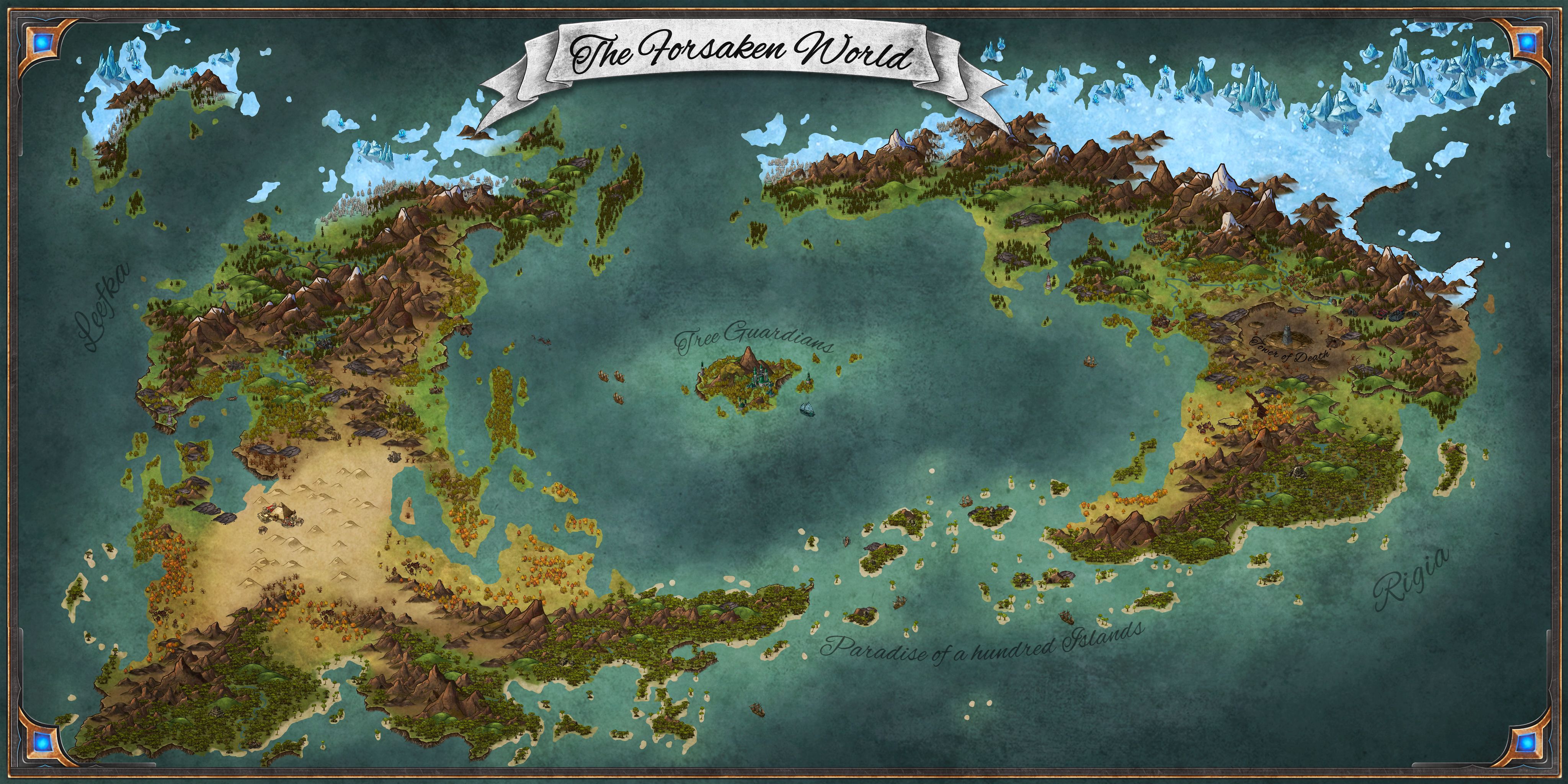The Forsaken World | Inkarnate - Create Fantasy Maps Online