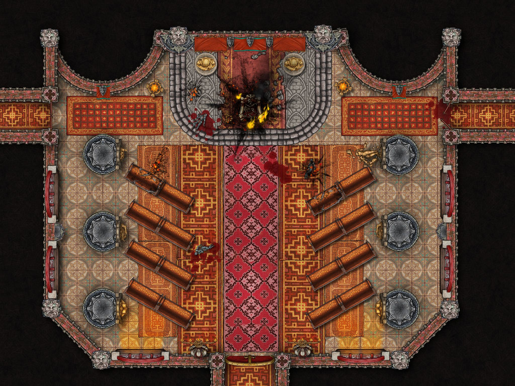 Battle in the Throne Room | Inkarnate - Create Fantasy Maps Online