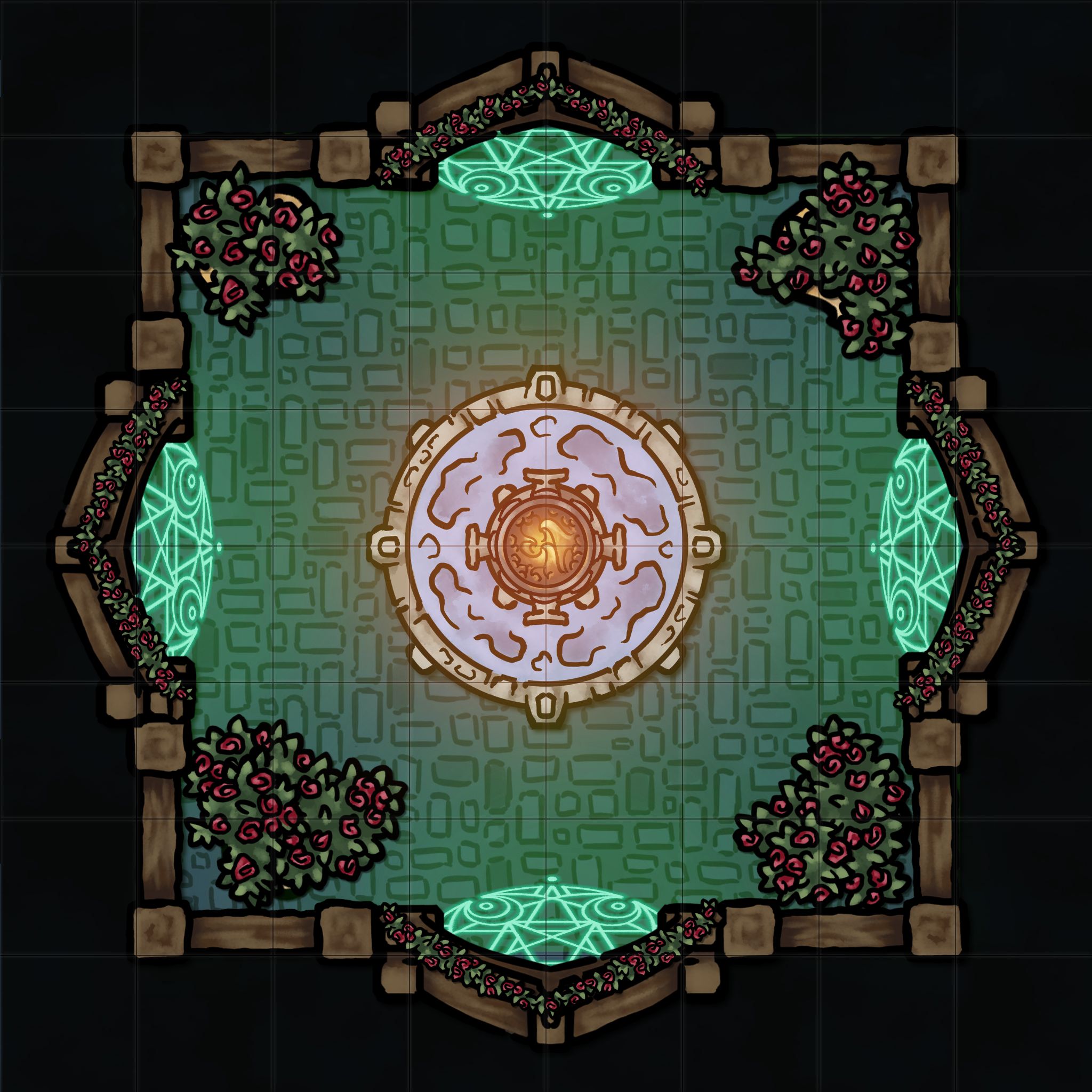 Demiplane Hallway | Inkarnate - Create Fantasy Maps Online