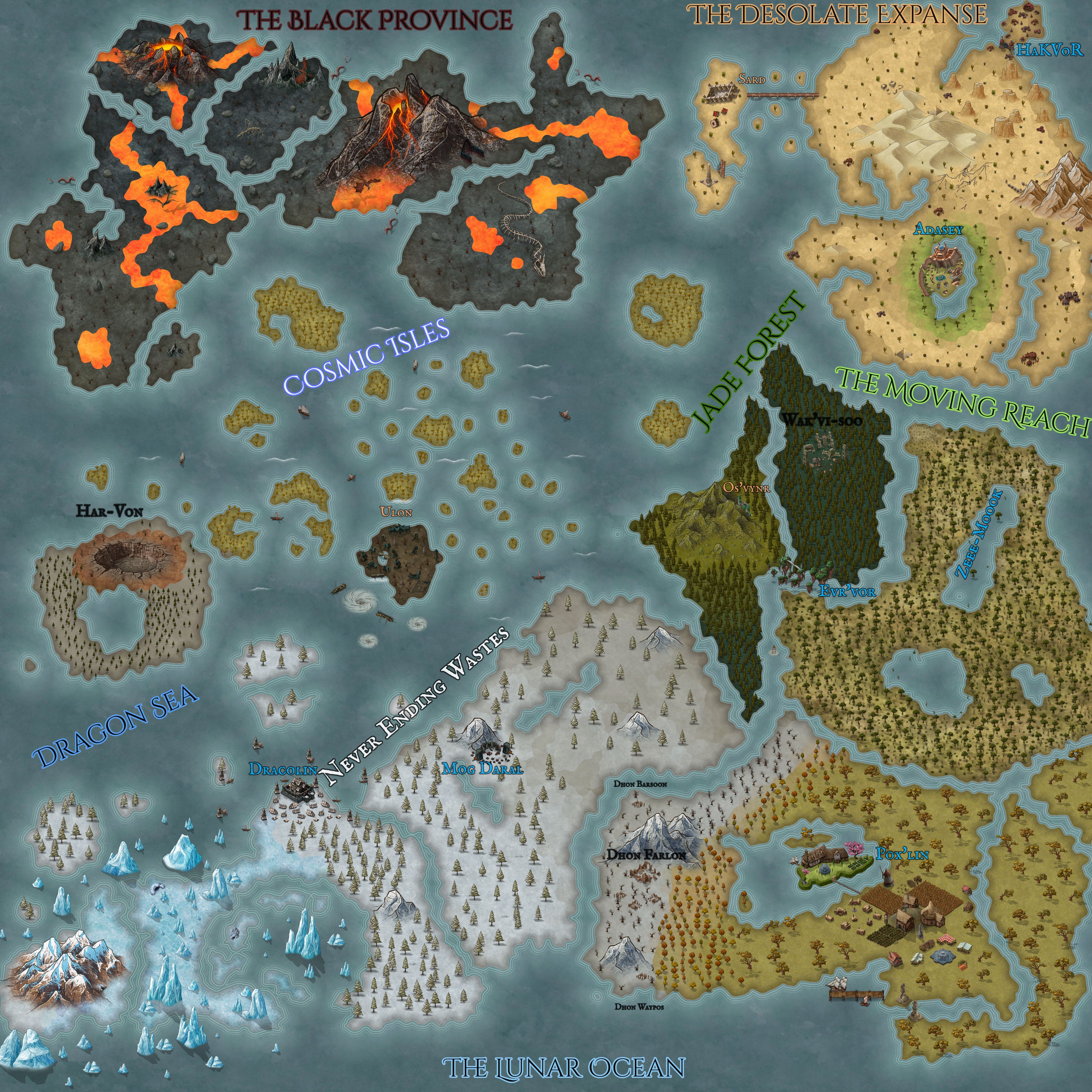 World of Nimbus | Inkarnate - Create Fantasy Maps Online
