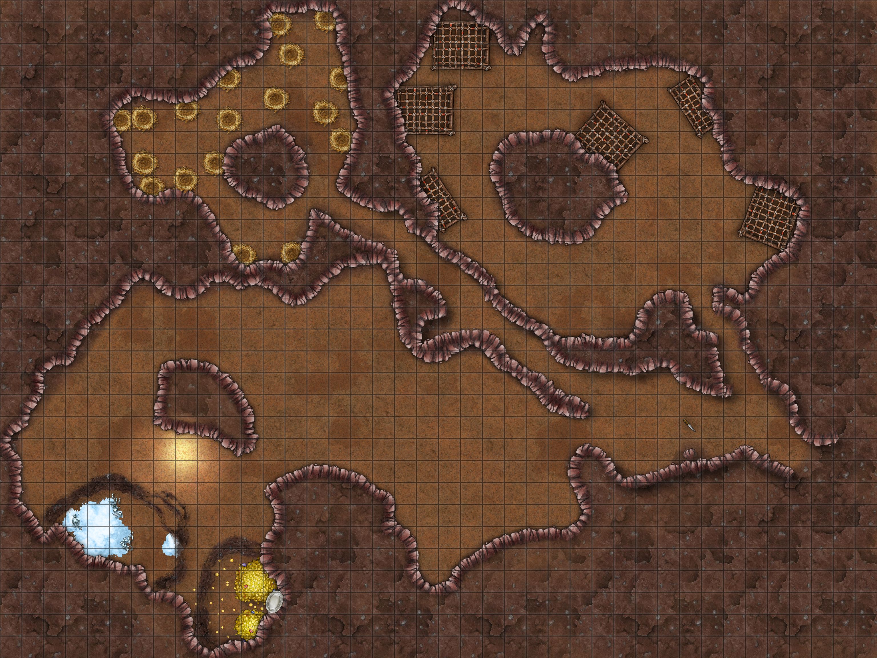 Kobold Cave near Pine Ridge _ Trapless | Inkarnate - Create Fantasy ...