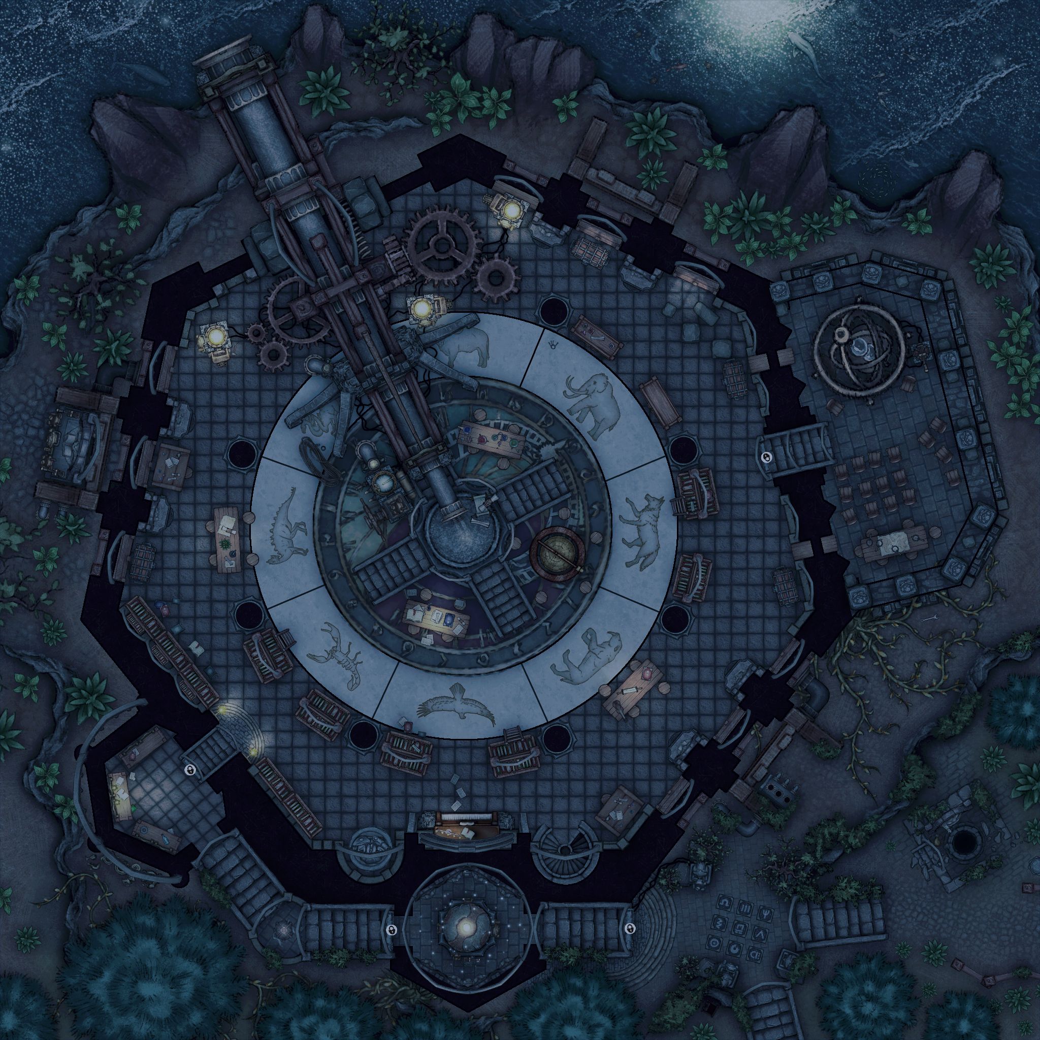 Observatory Encounter | Inkarnate - Create Fantasy Maps Online