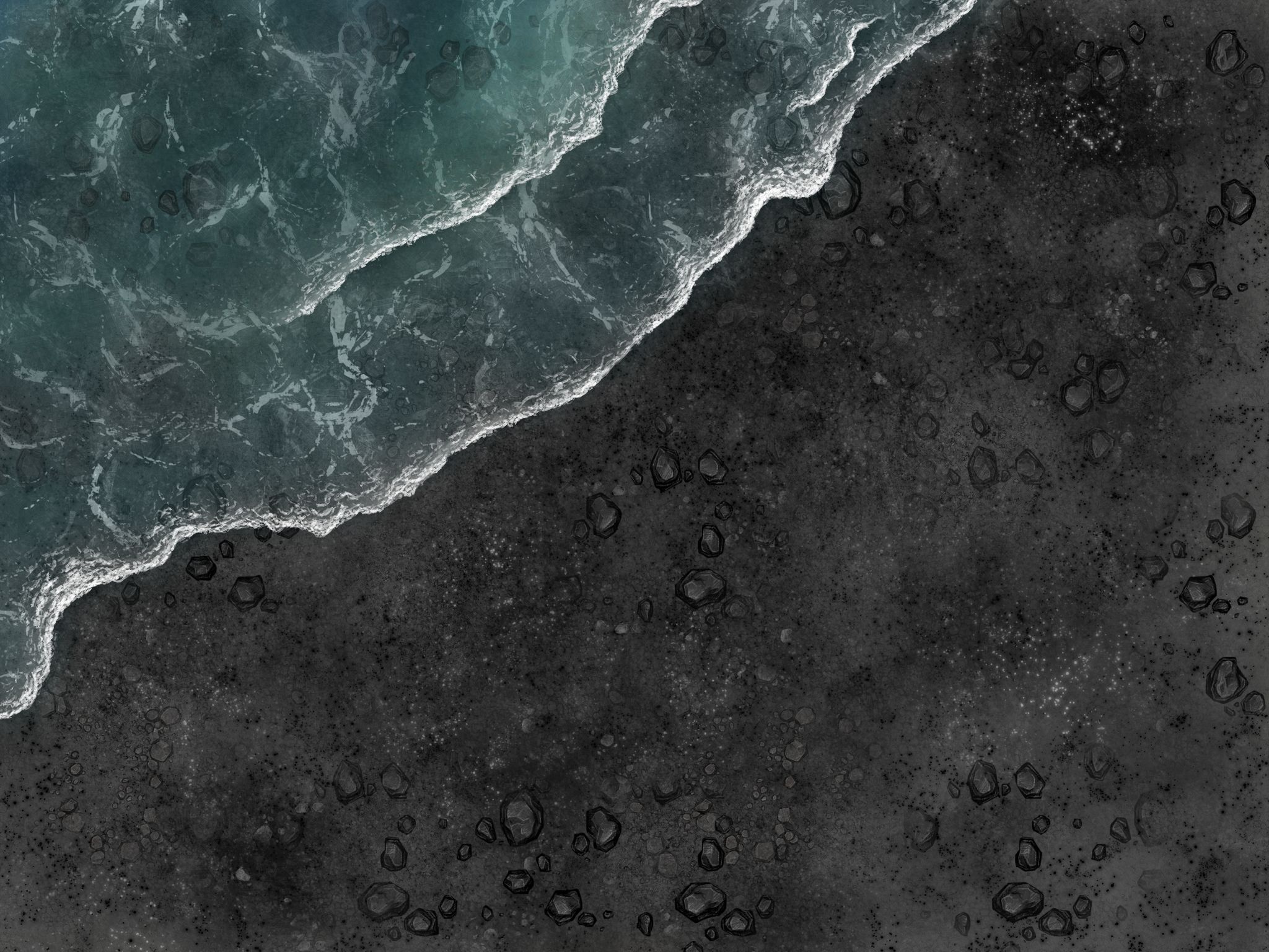 Black Sand Beach | Inkarnate - Create Fantasy Maps Online
