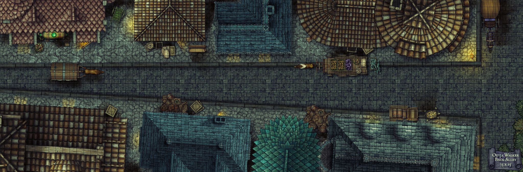 Long Dark Shadowy Alley2 | Inkarnate - Create Fantasy Maps Online