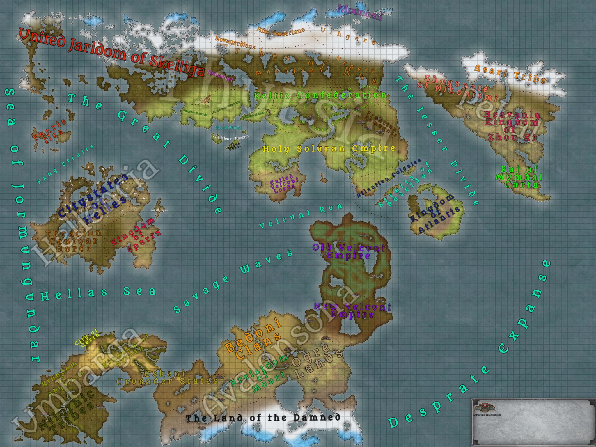 Midgard | Inkarnate - Create Fantasy Maps Online