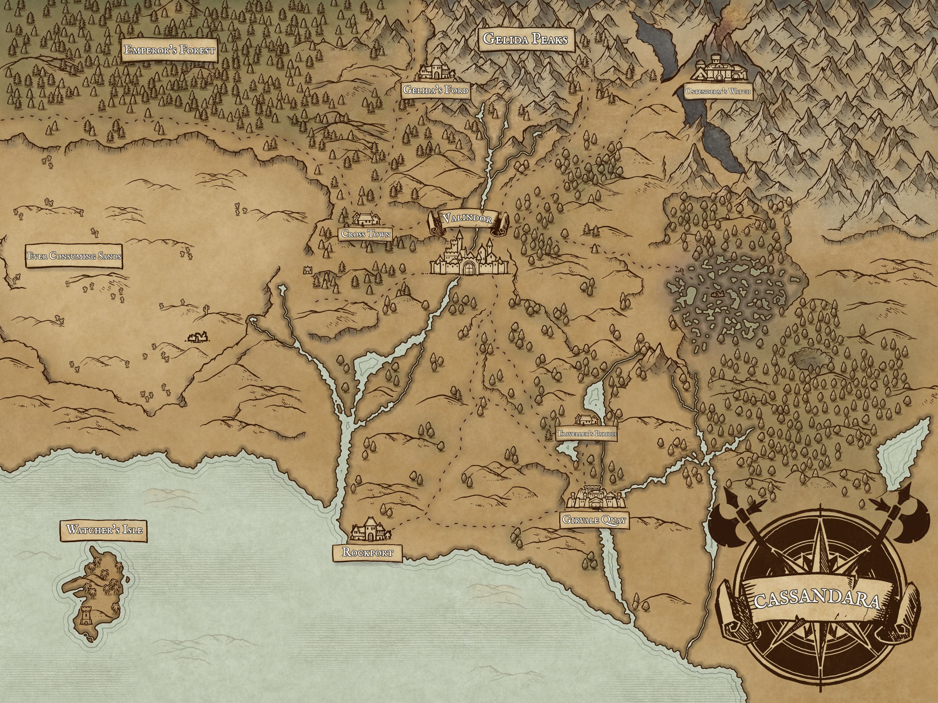 Alex's Map | Inkarnate - Create Fantasy Maps Online