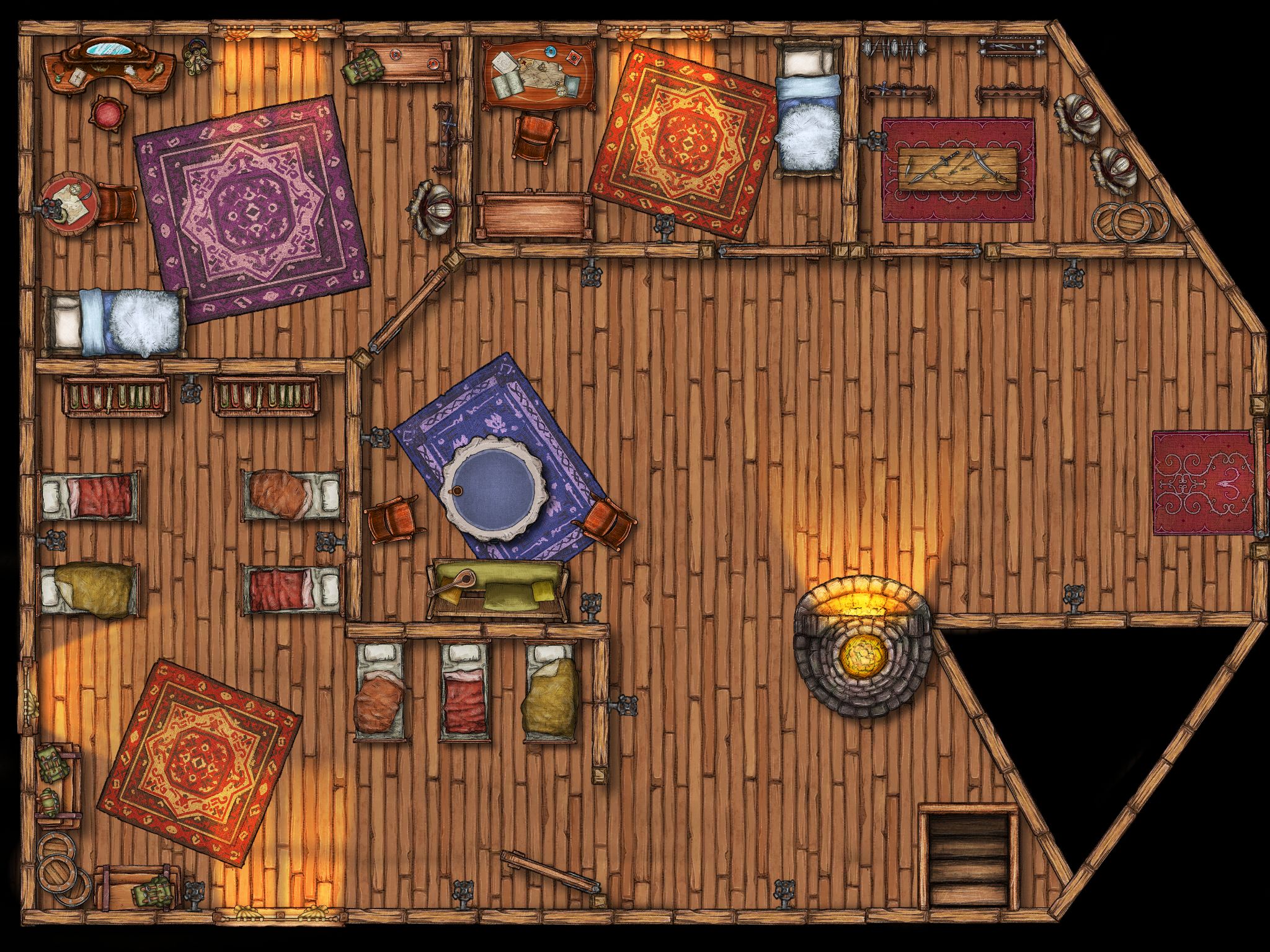 Crescent Inn, Day | Inkarnate - Create Fantasy Maps Online