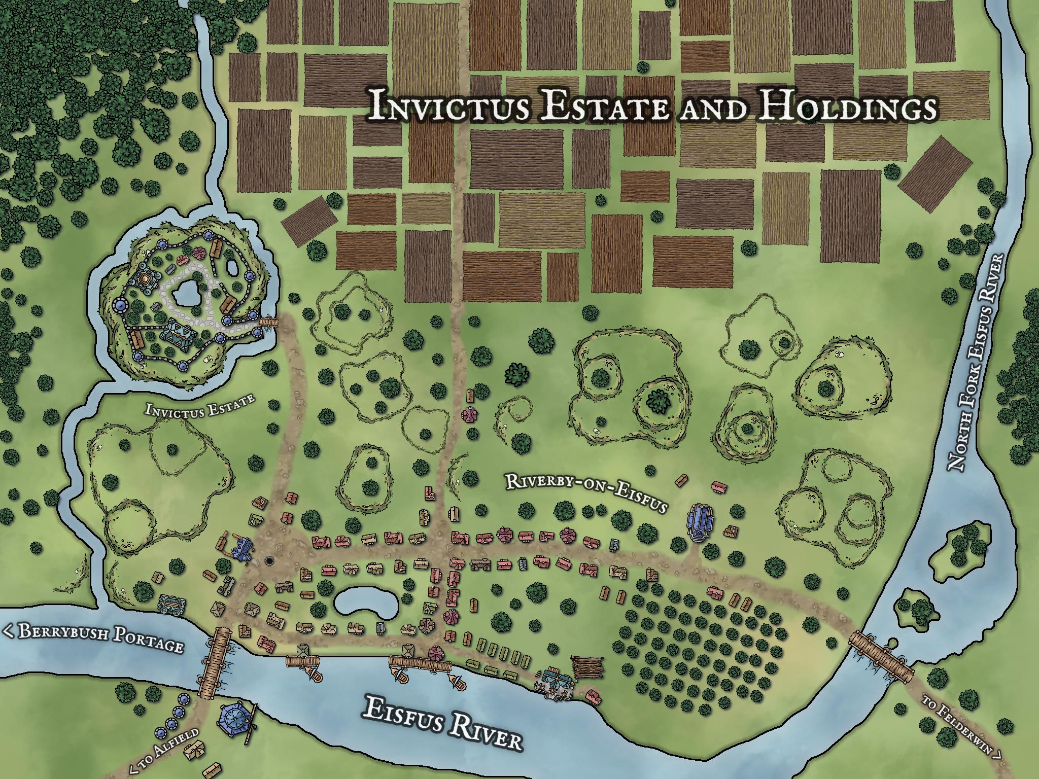 Invictus Estate and Holdings | Inkarnate - Create Fantasy Maps Online