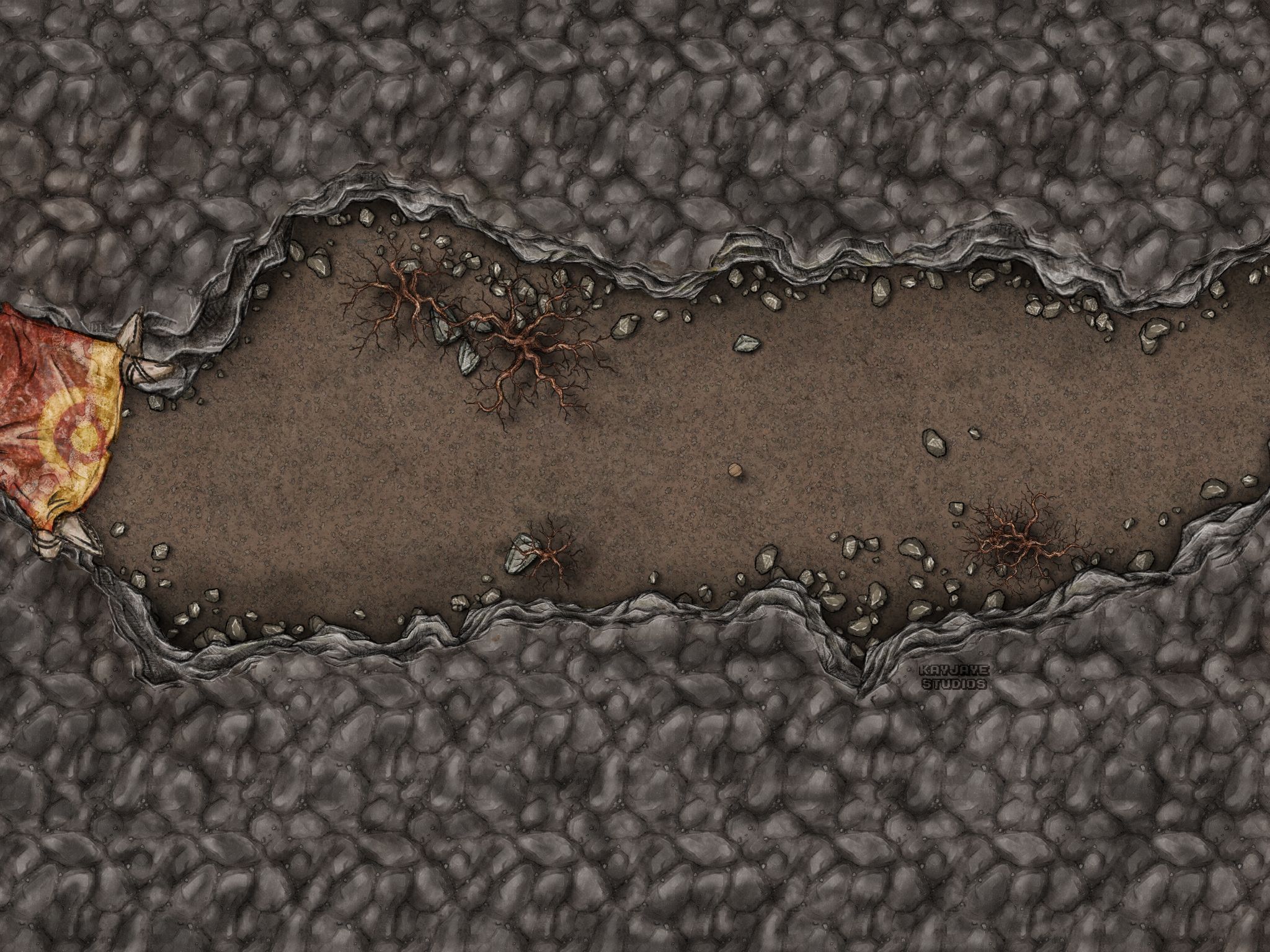 Generic Village Entrance Encounter Map - Cave | Inkarnate - Create ...
