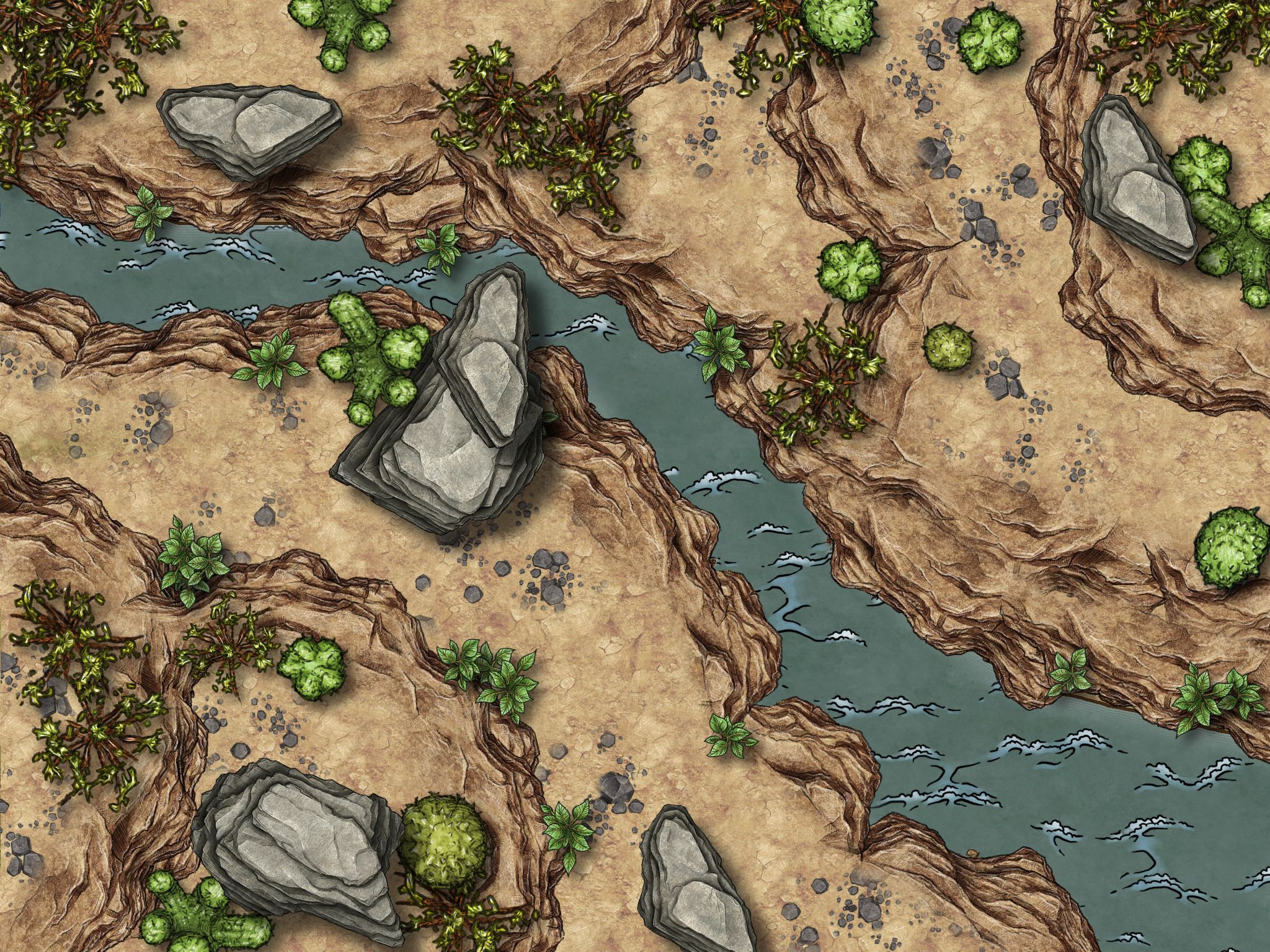 Red Canyon | Inkarnate - Create Fantasy Maps Online