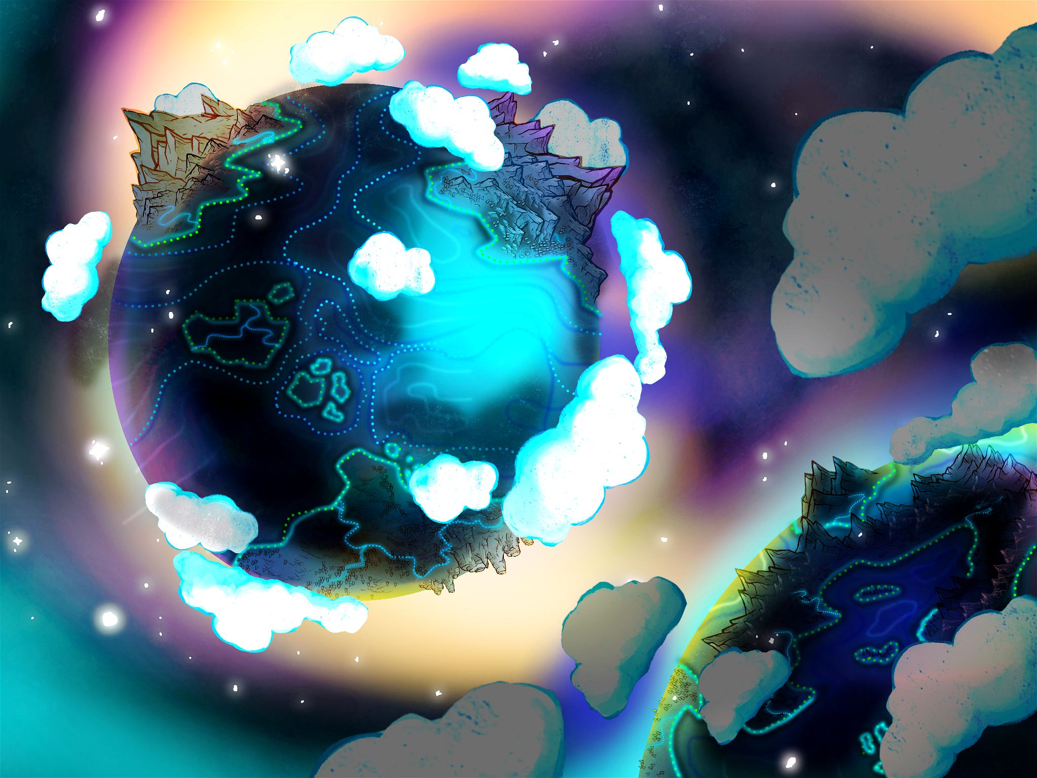 Blue pearls | Inkarnate - Create Fantasy Maps Online