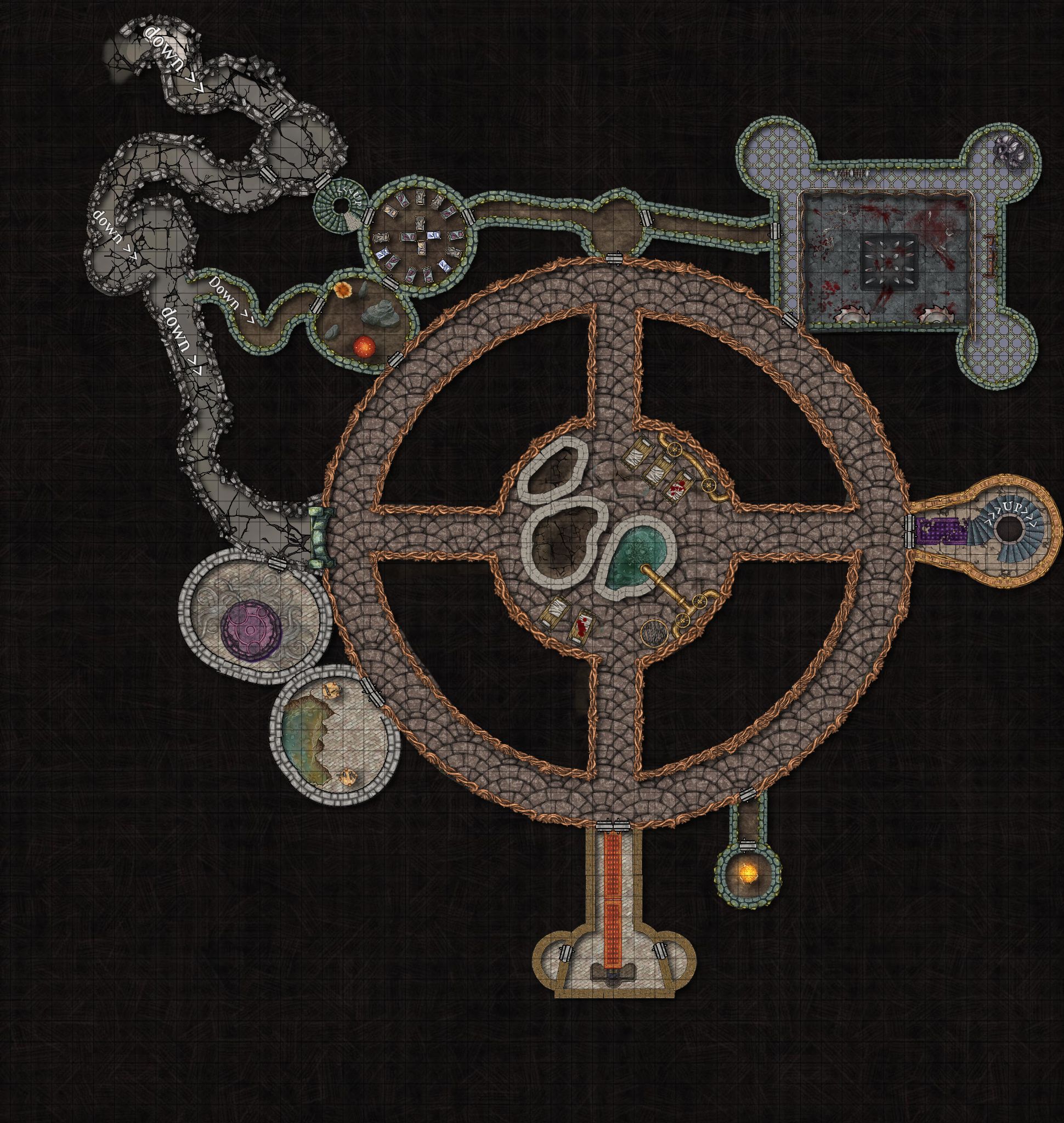 Illithid lair | Inkarnate - Create Fantasy Maps Online