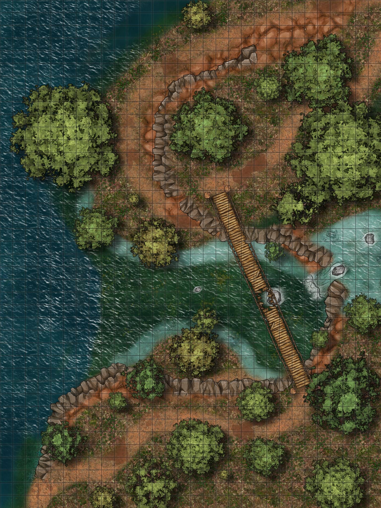 River Crossing | Inkarnate - Create Fantasy Maps Online