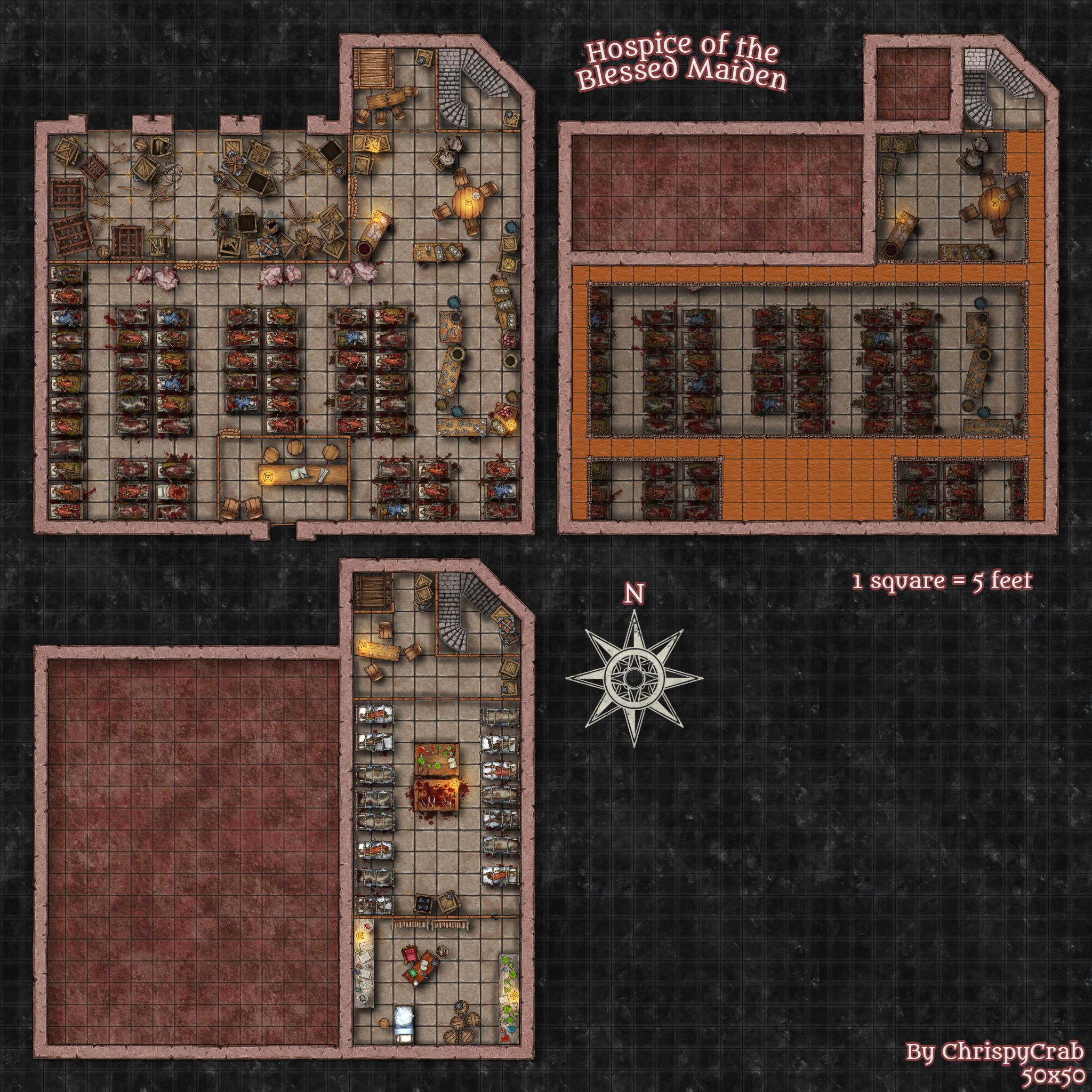 Hospice of the Blessed Maiden (Simple) | Inkarnate - Create Fantasy ...