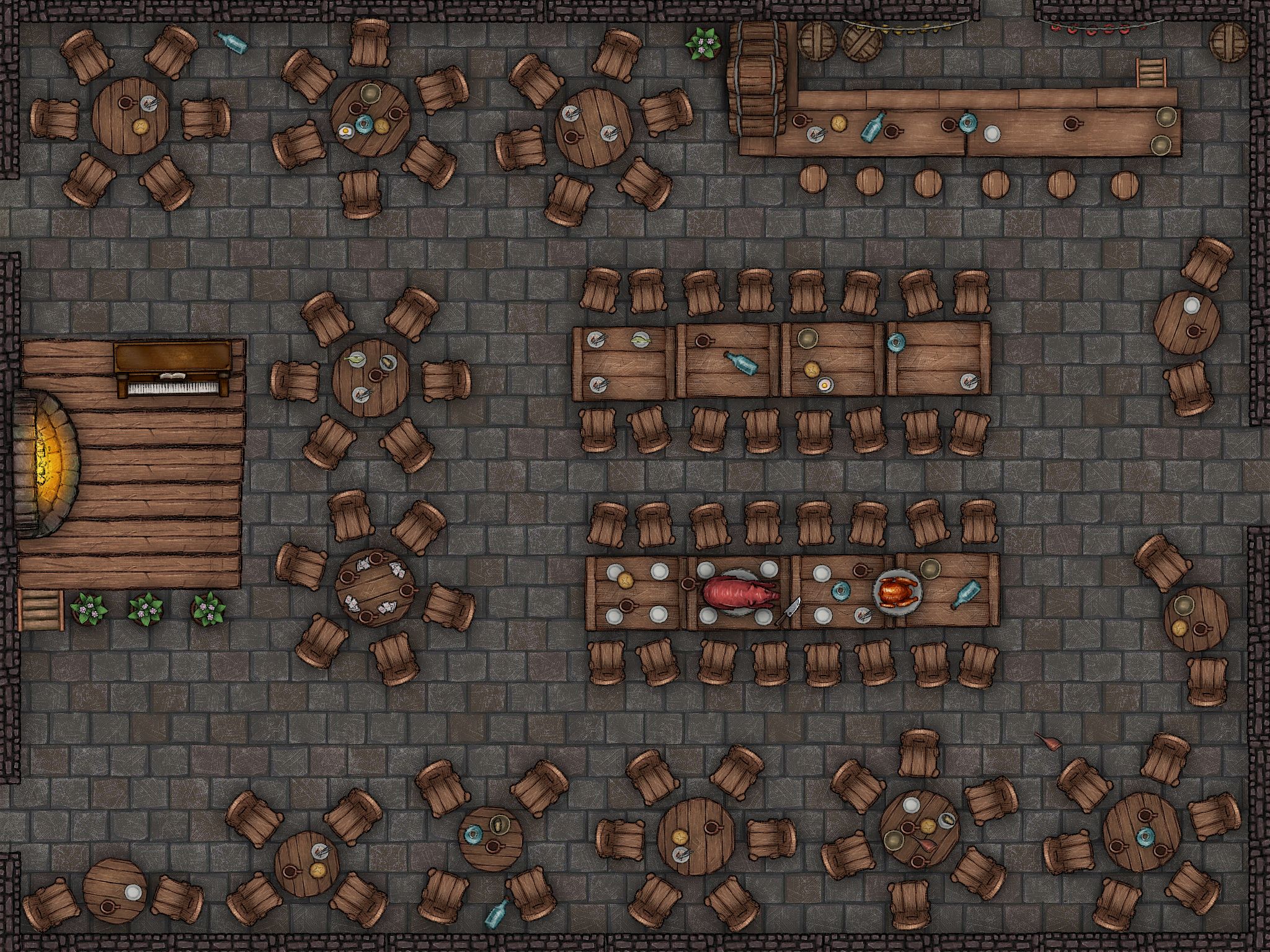Centaur's hoof tavern | Inkarnate - Create Fantasy Maps Online