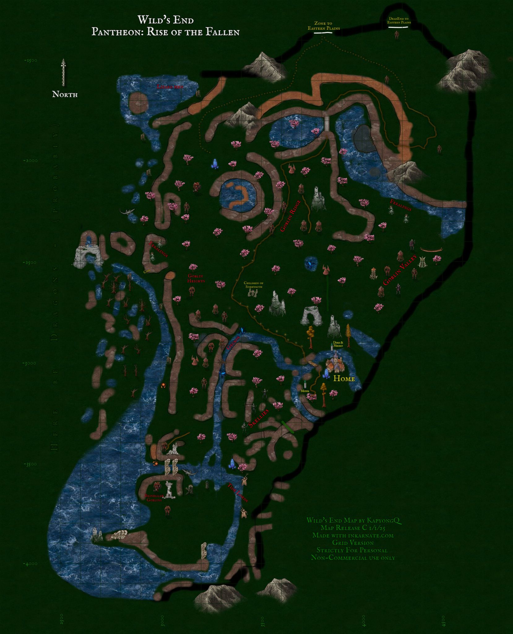 Wild's End by KapyongQ | Inkarnate - Create Fantasy Maps Online