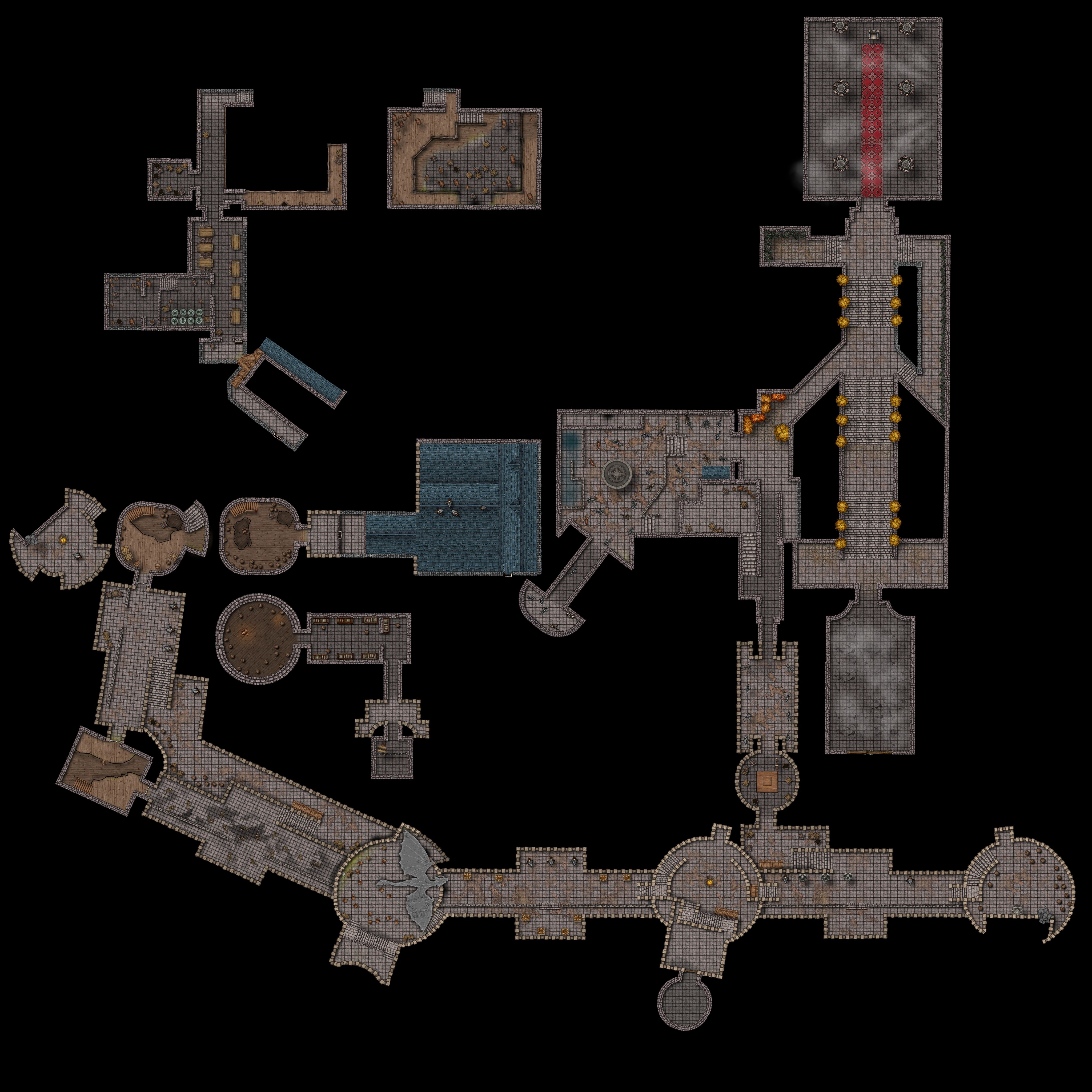 3. Dark Souls III - High Wall of Lothric [Top-Down Map] | Inkarnate ...