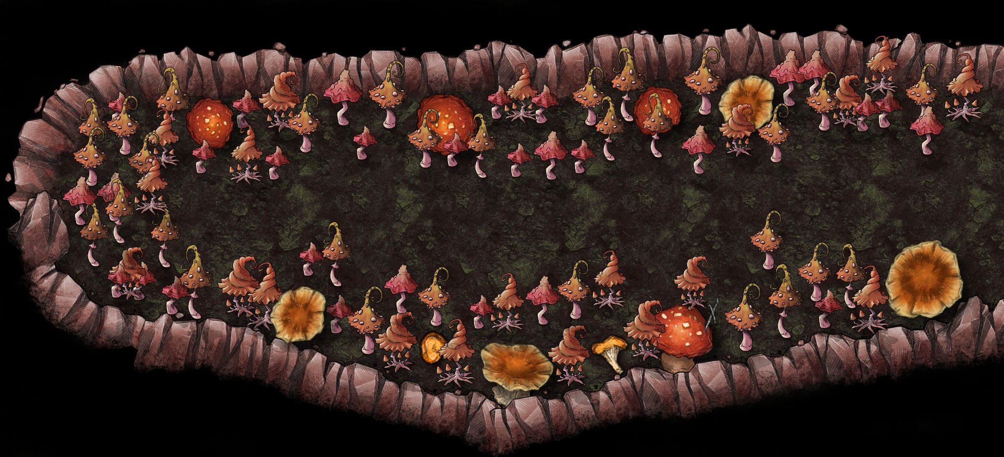 Myconids Lair | Inkarnate - Create Fantasy Maps Online