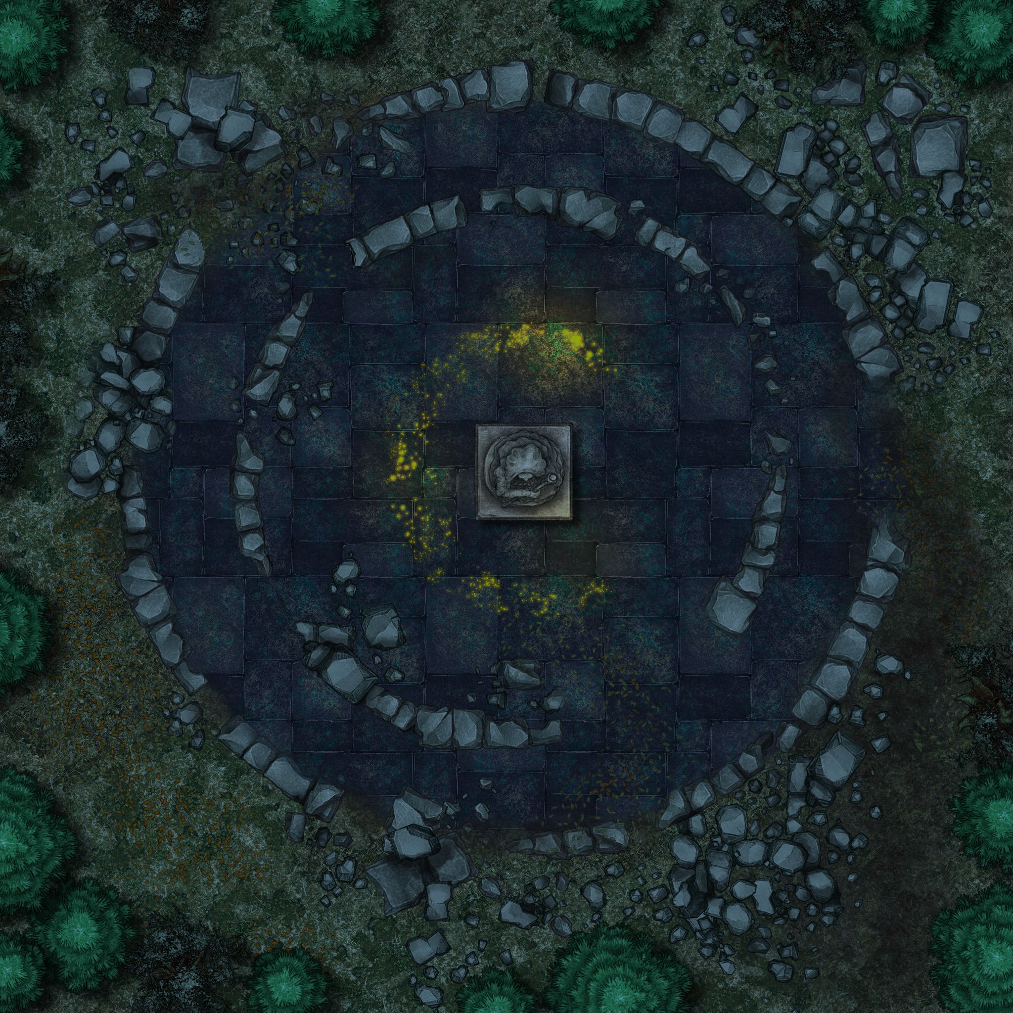 Forgotten temple of Sehanine (the Moonweaver) | Inkarnate - Create ...
