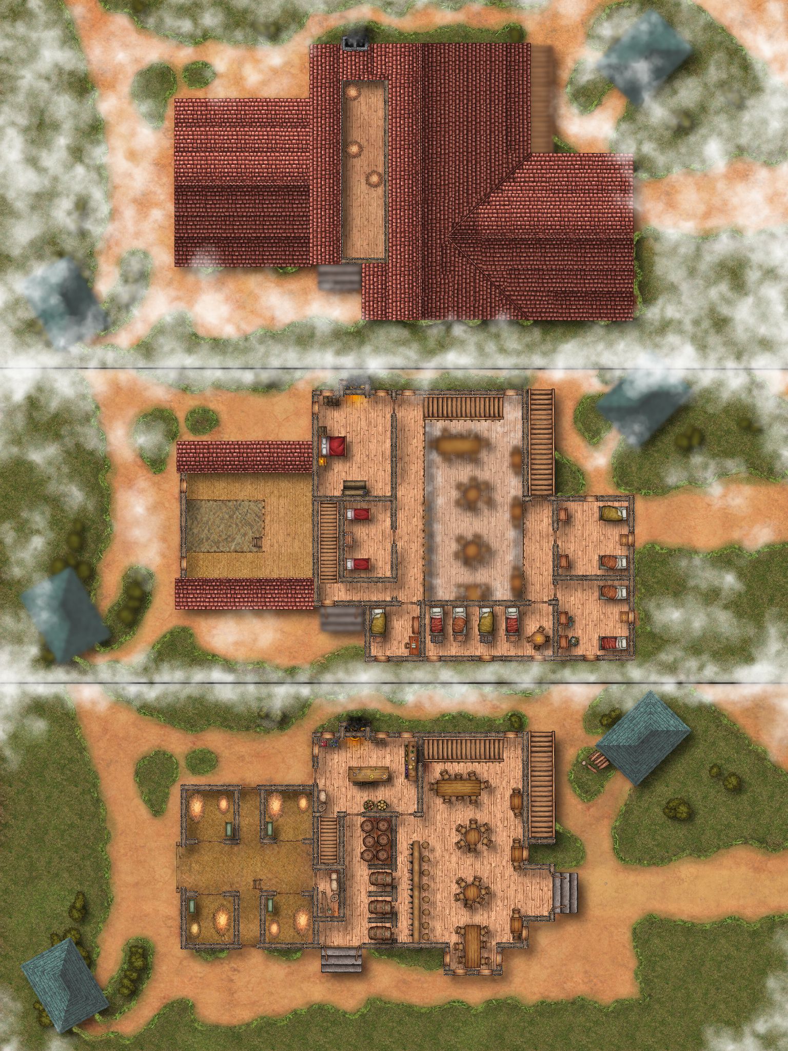 Blue Water Inn | Inkarnate - Create Fantasy Maps Online