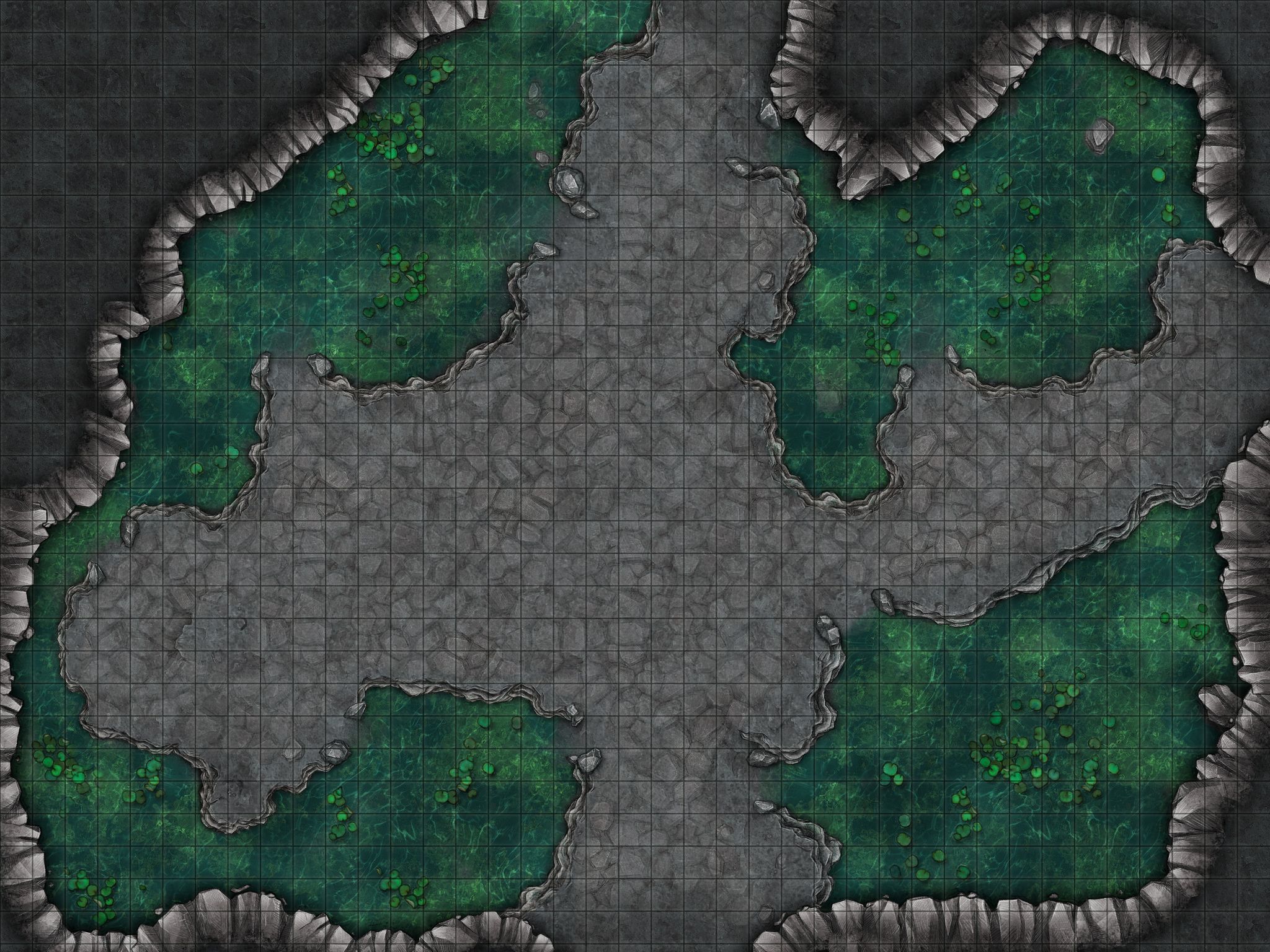Flooded Cavern | Inkarnate - Create Fantasy Maps Online