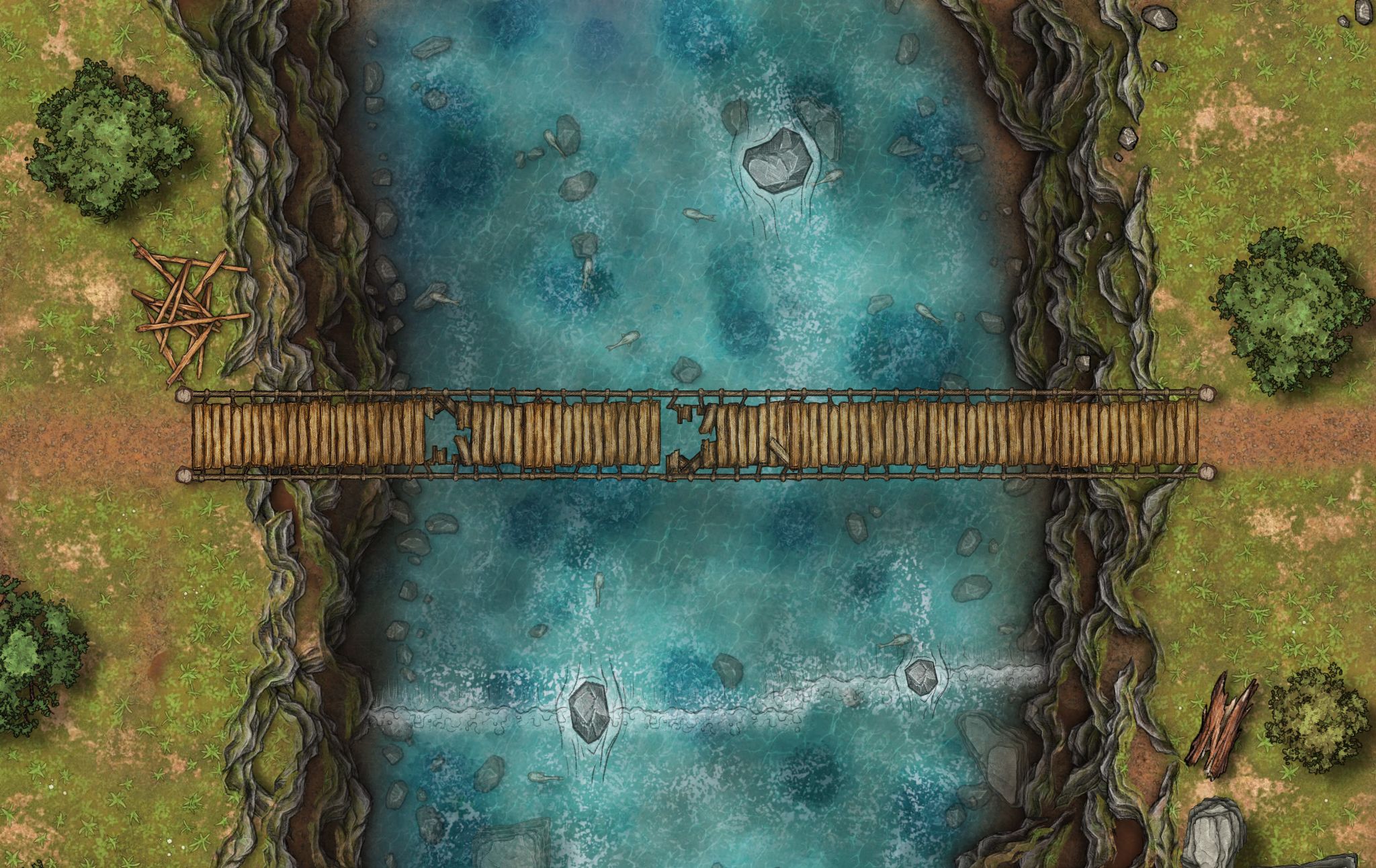 On bridges & piranhas | Inkarnate - Create Fantasy Maps Online