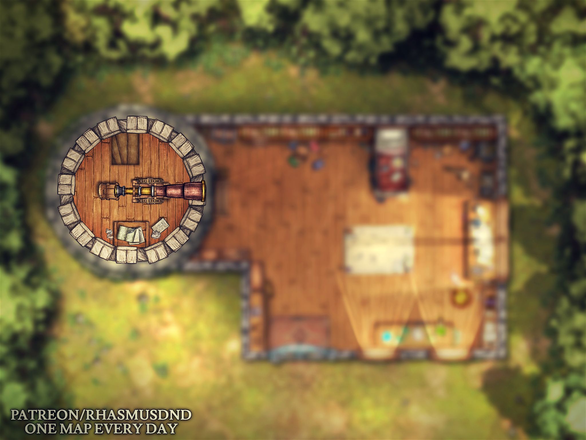 Day 196/365 Observatory 2/2 | Inkarnate - Create Fantasy Maps Online