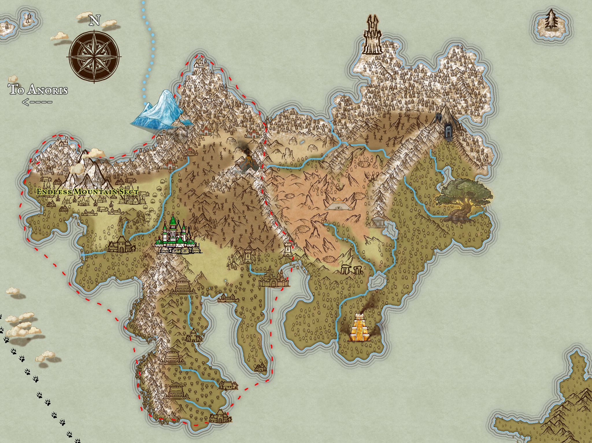 The wandering Dungeon: Azel, MAP - The Wandering Dungeon | Royal Road