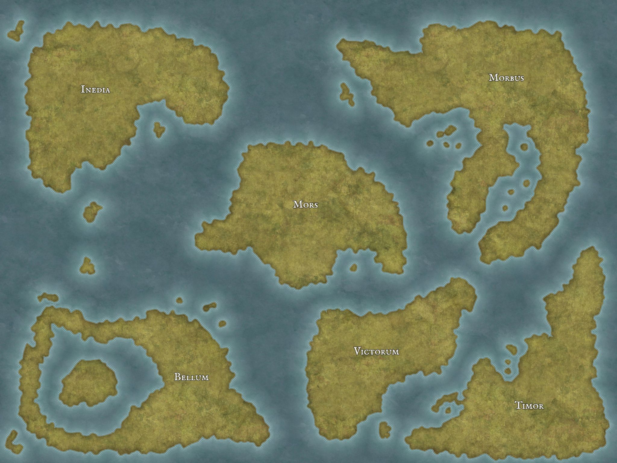 World Map: Ruina | Inkarnate - Create Fantasy Maps Online