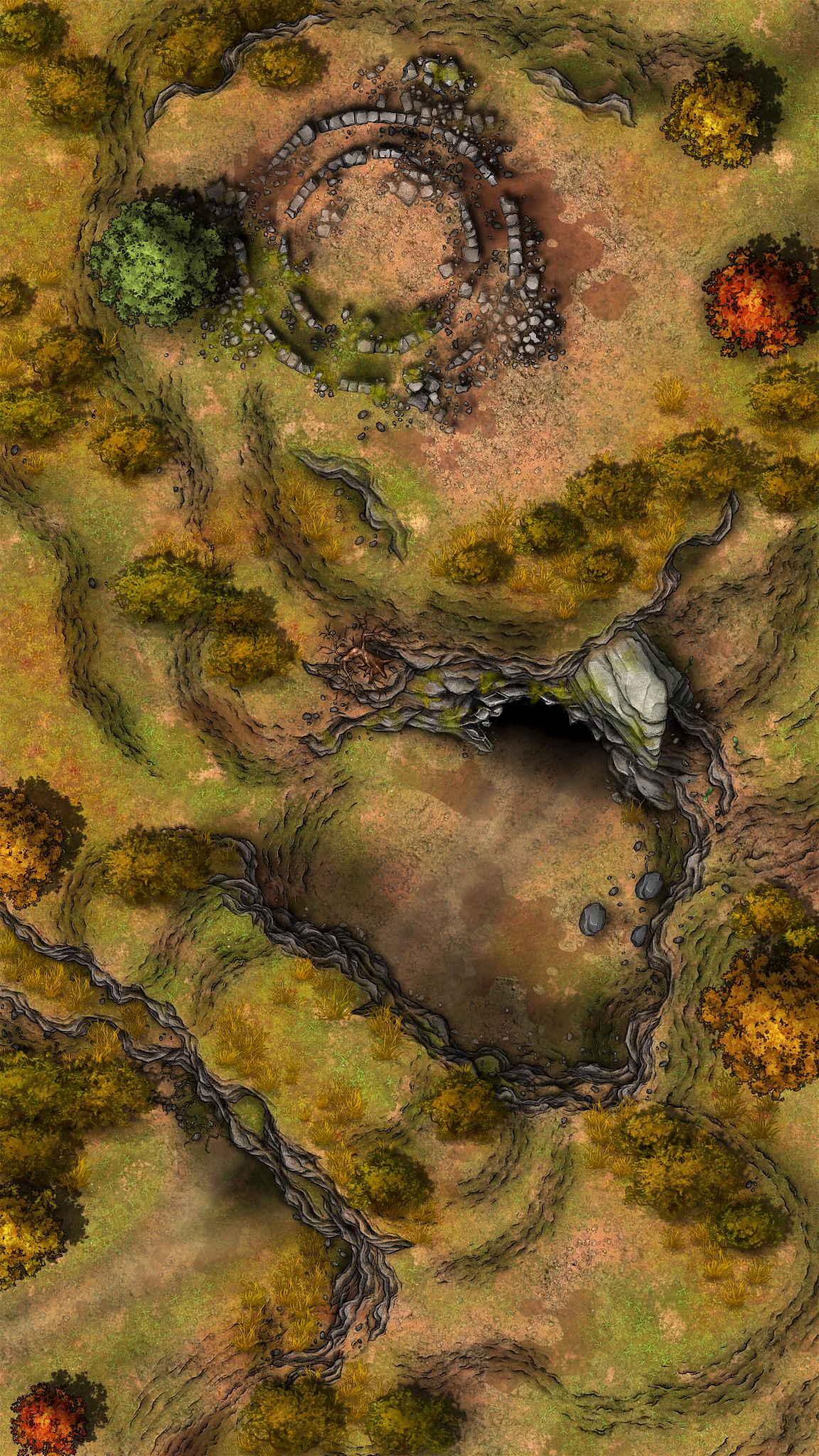 Hill lair | Inkarnate - Create Fantasy Maps Online