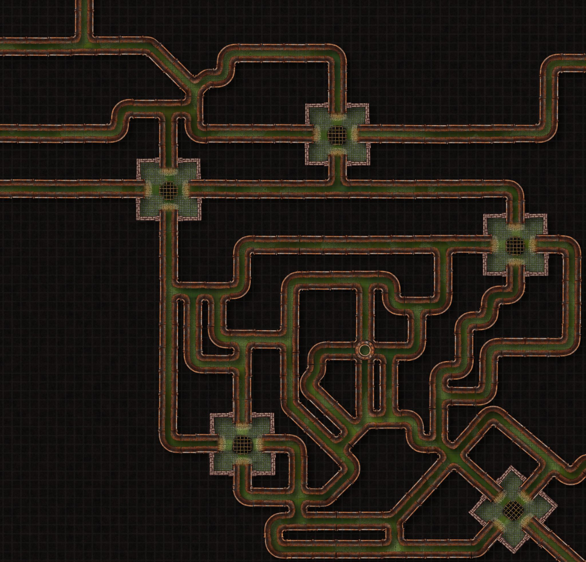 Wulfhaven Sewers | Inkarnate - Create Fantasy Maps Online