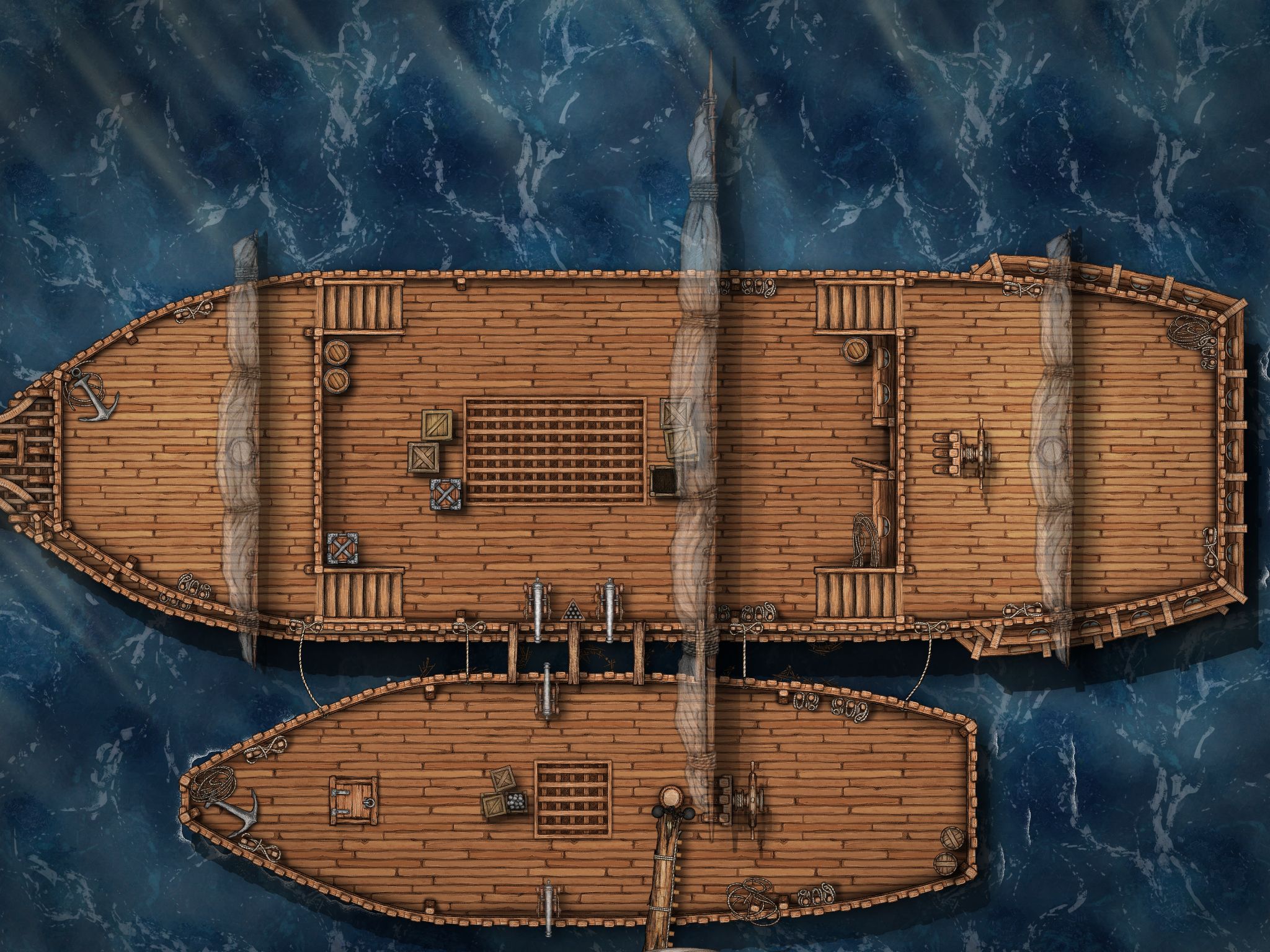 Ship Siege | Inkarnate - Create Fantasy Maps Online