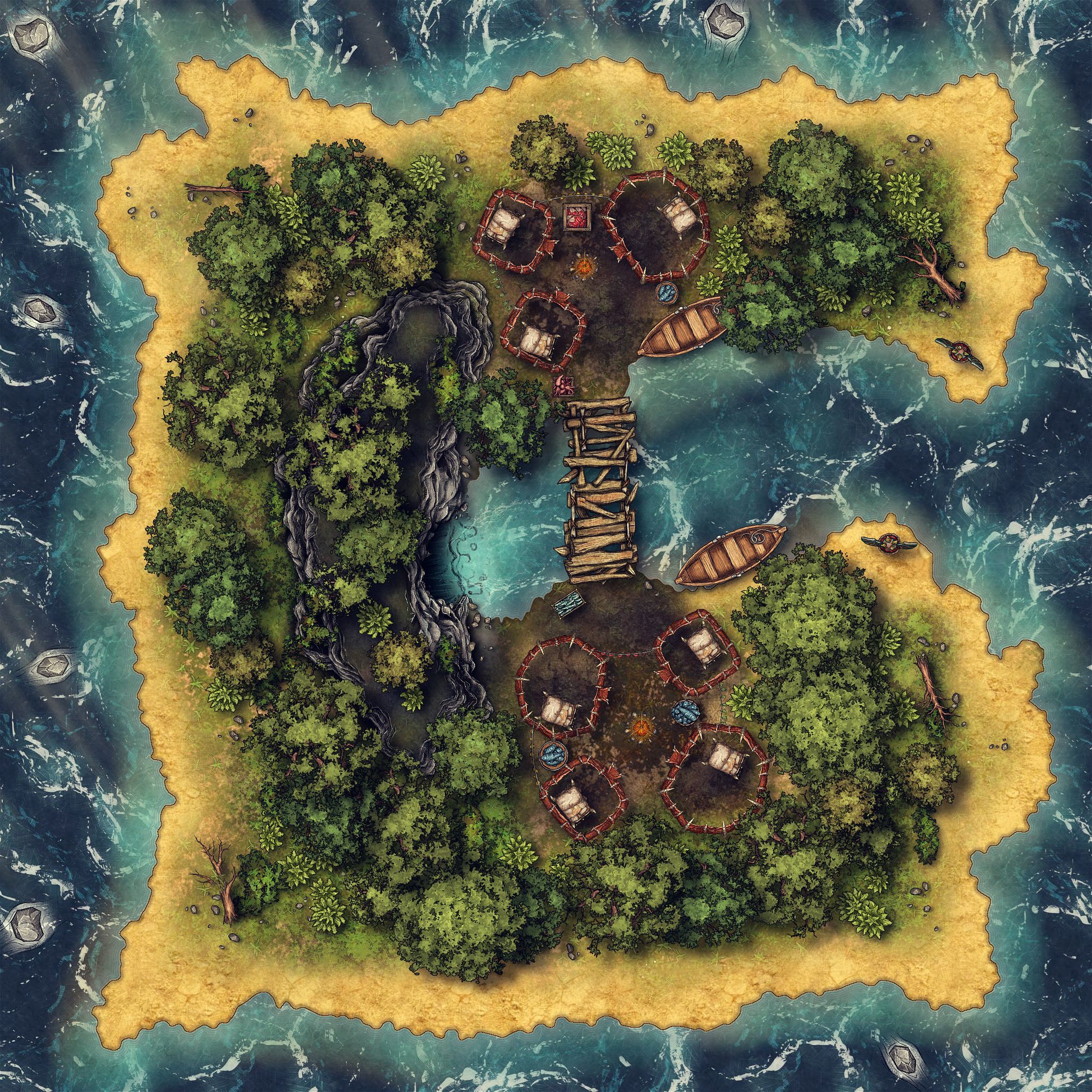small island | Inkarnate - Create Fantasy Maps Online