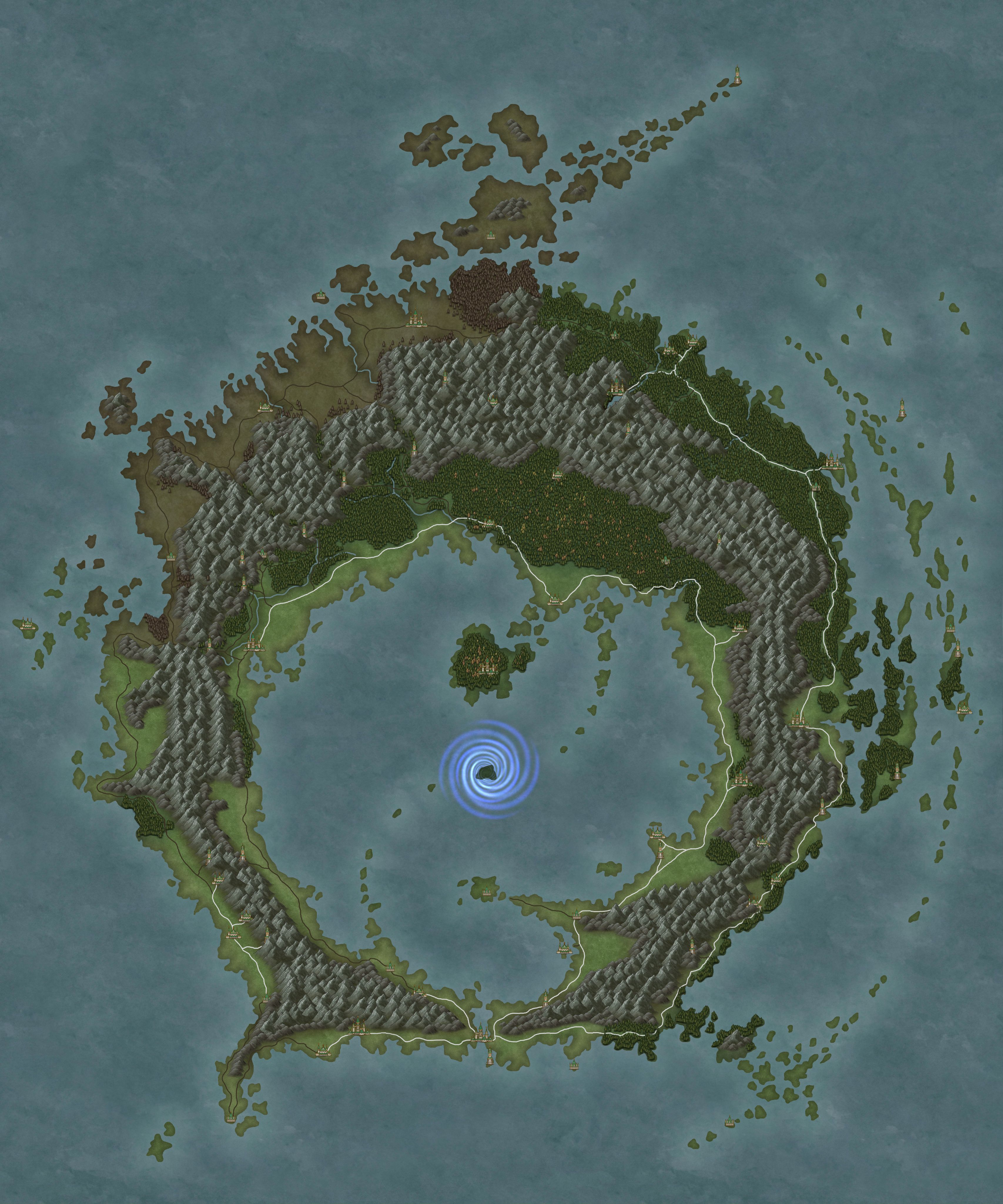 Ulthuan | Inkarnate - Create Fantasy Maps Online