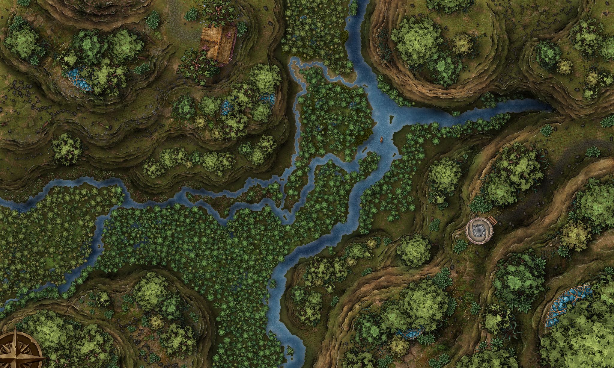 River Canyon | Inkarnate - Create Fantasy Maps Online