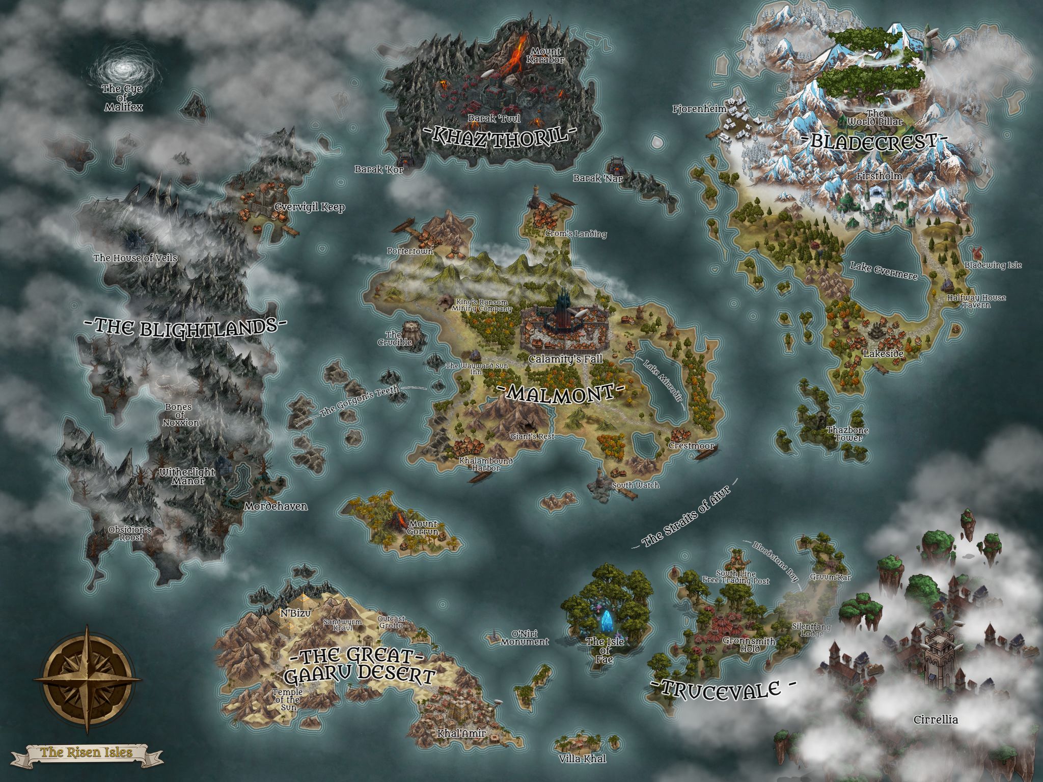 Risen Isles | Inkarnate - Create Fantasy Maps Online