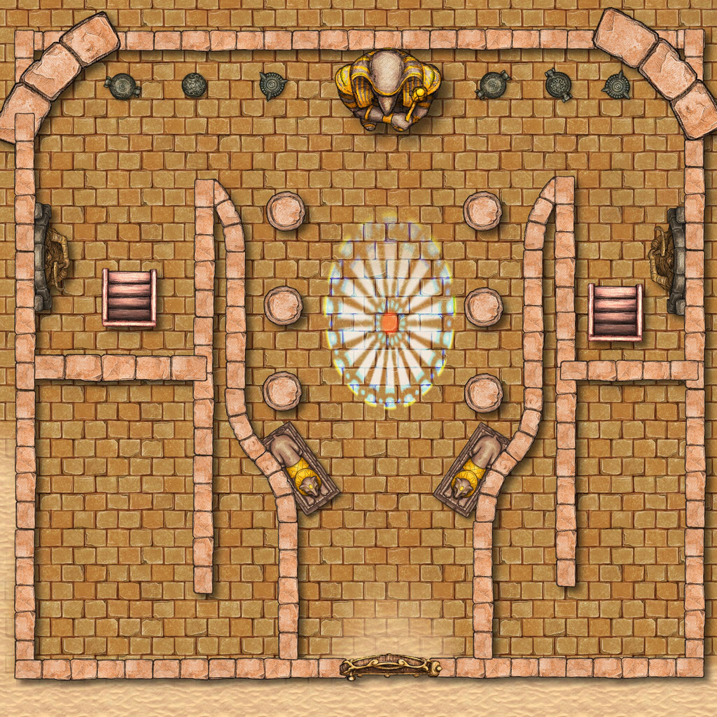 Pyramid Level 1 | Inkarnate - Create Fantasy Maps Online