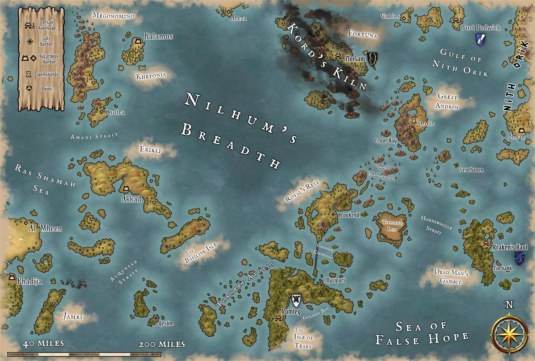 Broken Isles | Inkarnate - Create Fantasy Maps Online