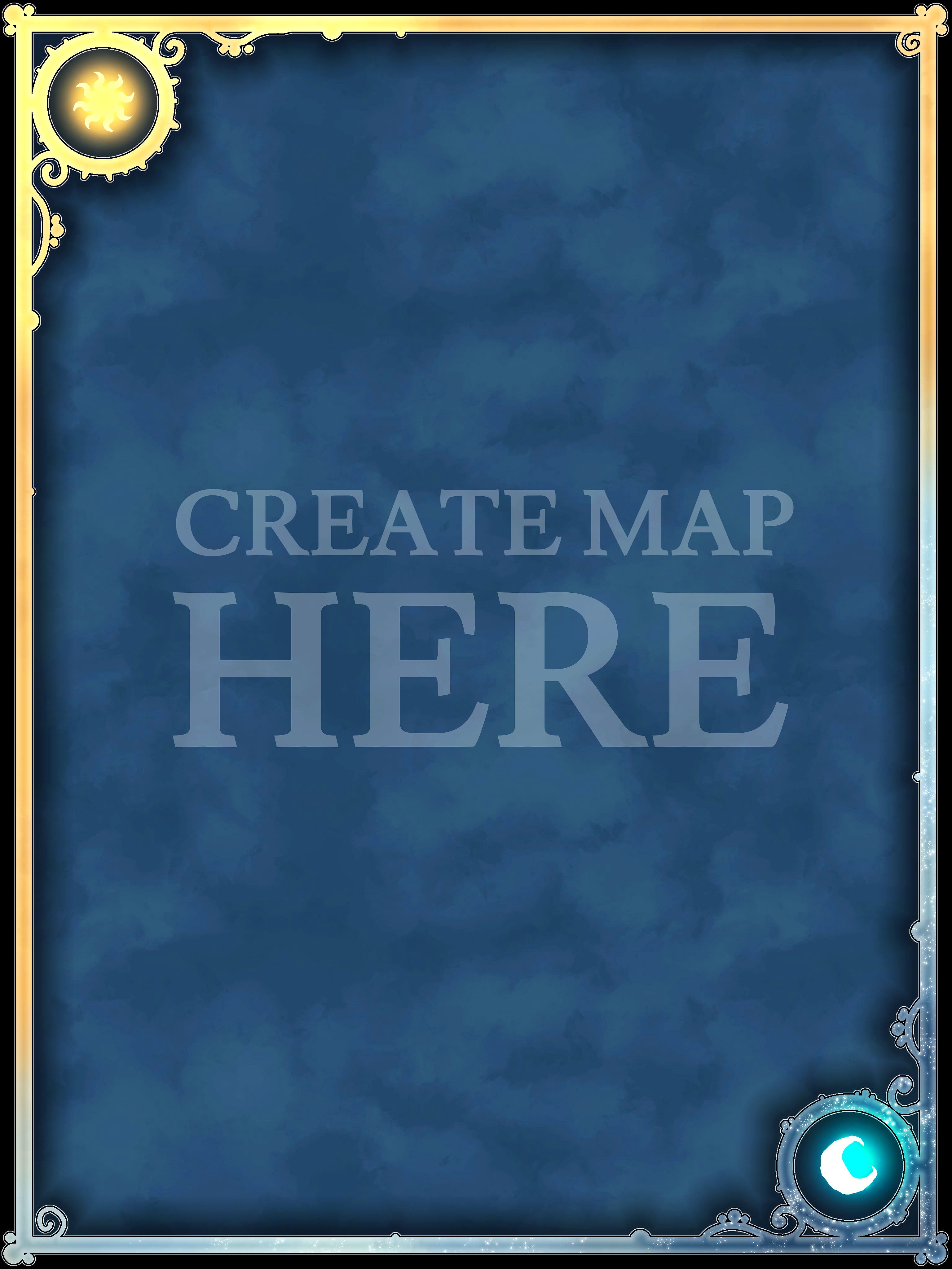 "Sun & Moon" Map Frame | Inkarnate - Create Fantasy Maps Online