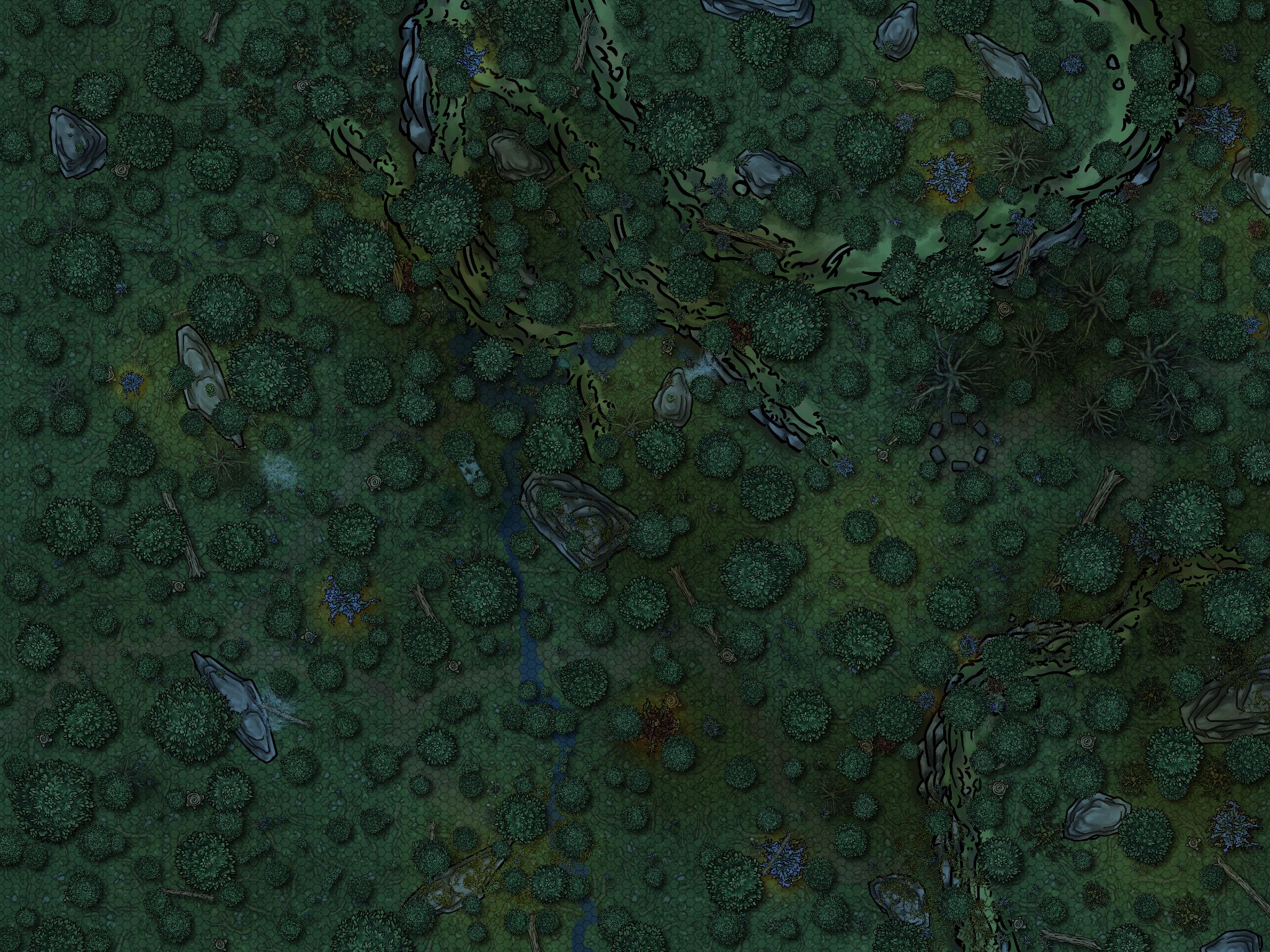 Dark Forest | Inkarnate - Create Fantasy Maps Online
